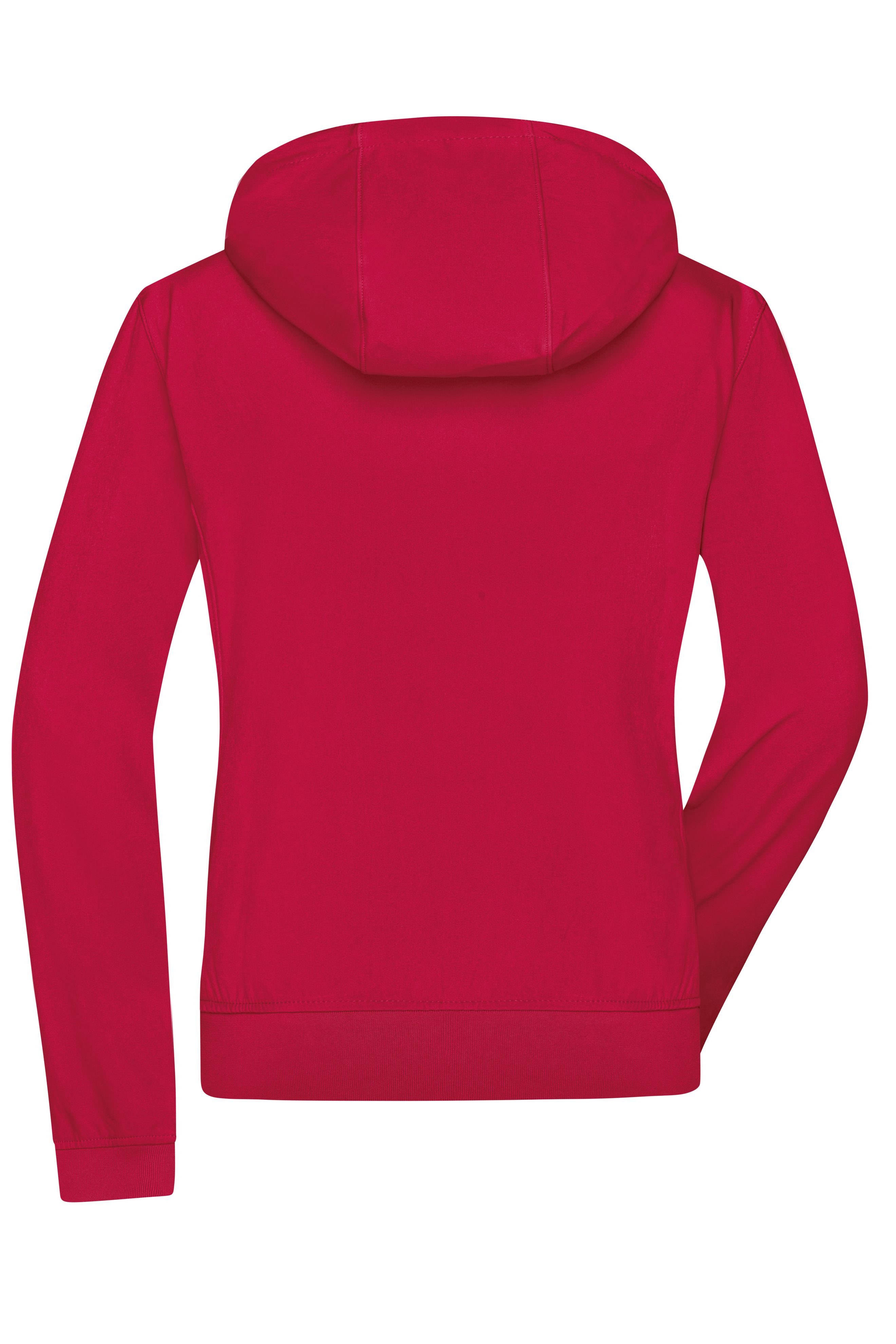 Ladies Ladies' Hooded Softshell Jacket Red/black-Daiber