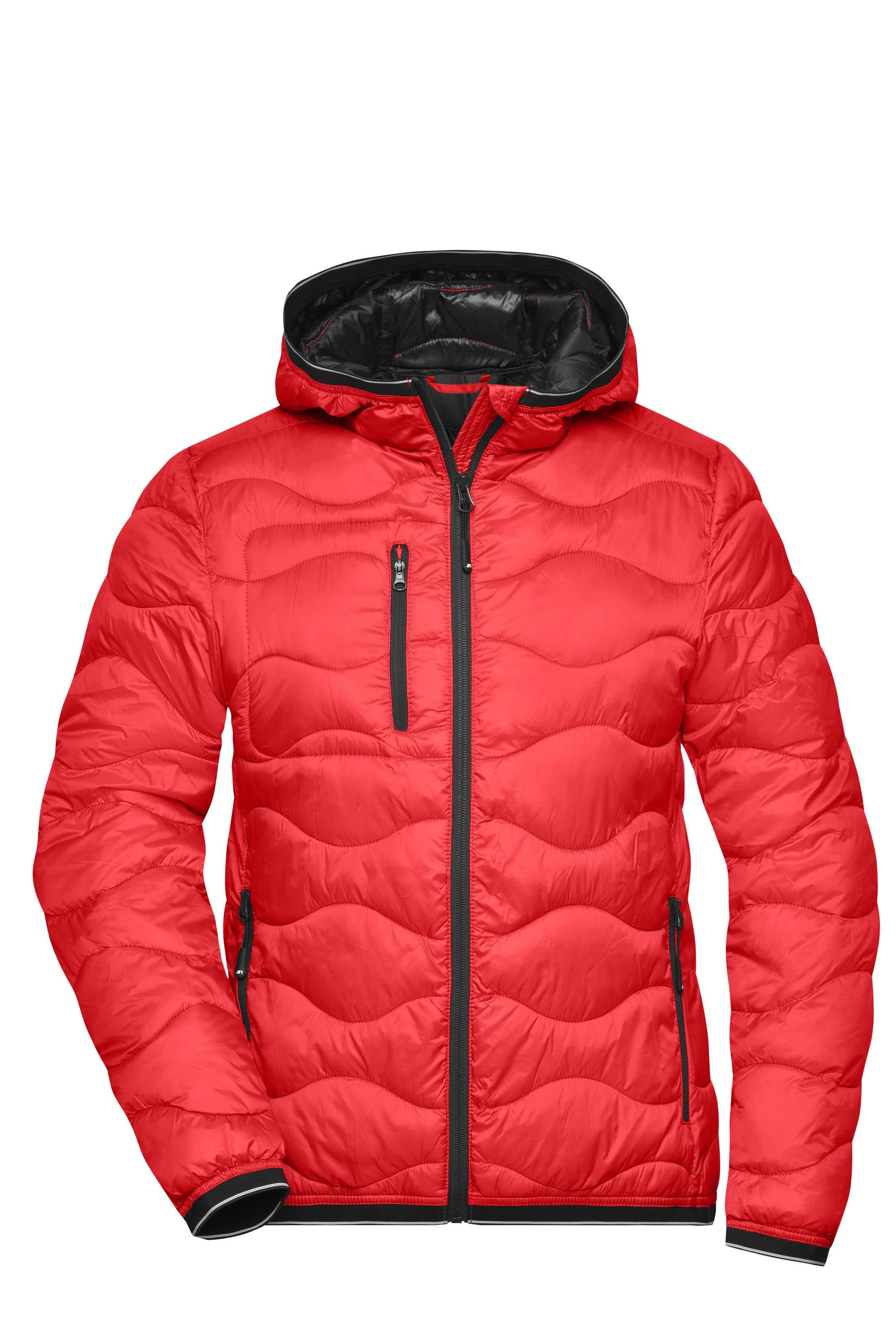 Femme Veste rembourrée femme Rouge/noir-Daiber