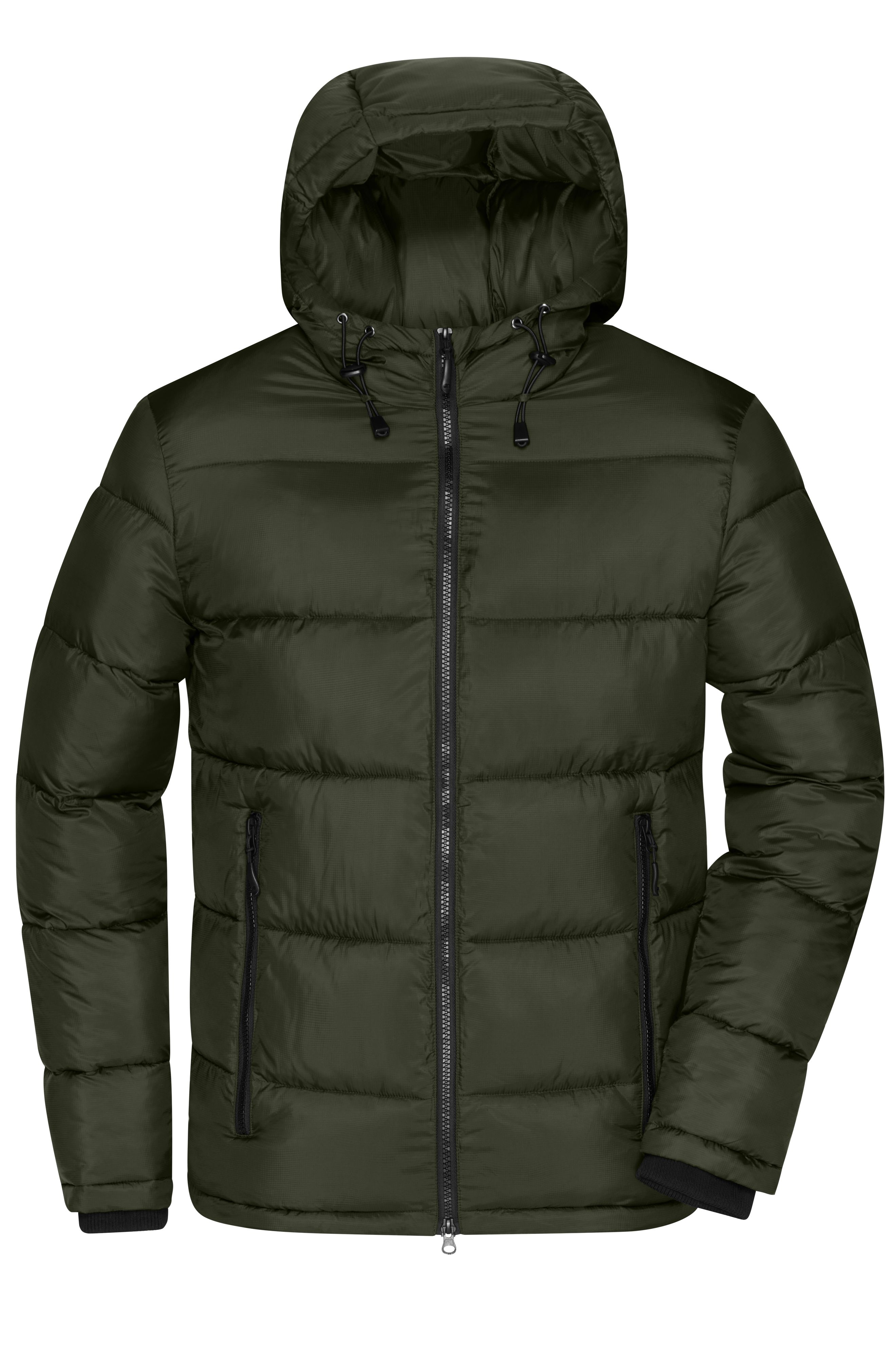 Men Men's Padded Jacket Deep-forest/yellow-Daiber