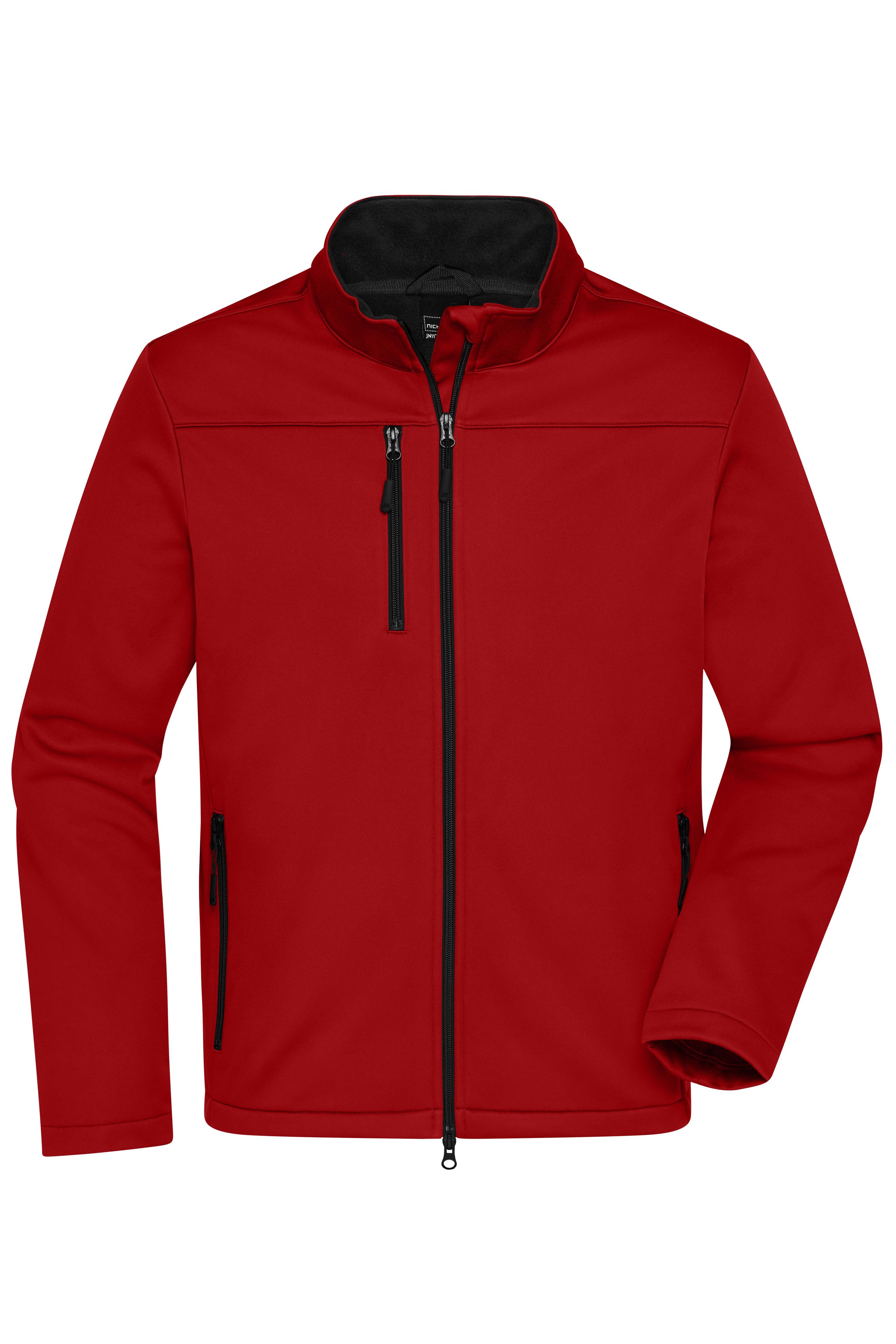 Men Mens Softshell Jacket Red Daiber
