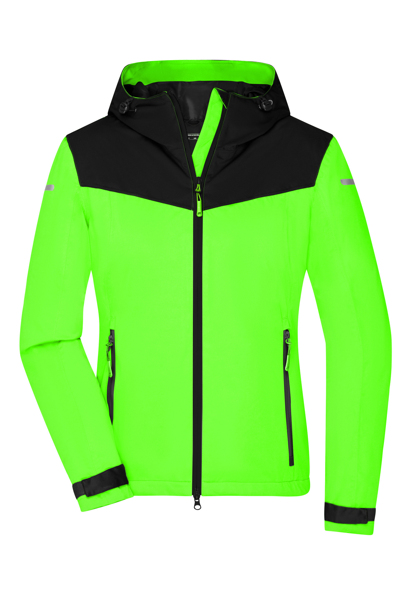 Damen Ladies' Allweather Jacket Bright-green/black-Daiber