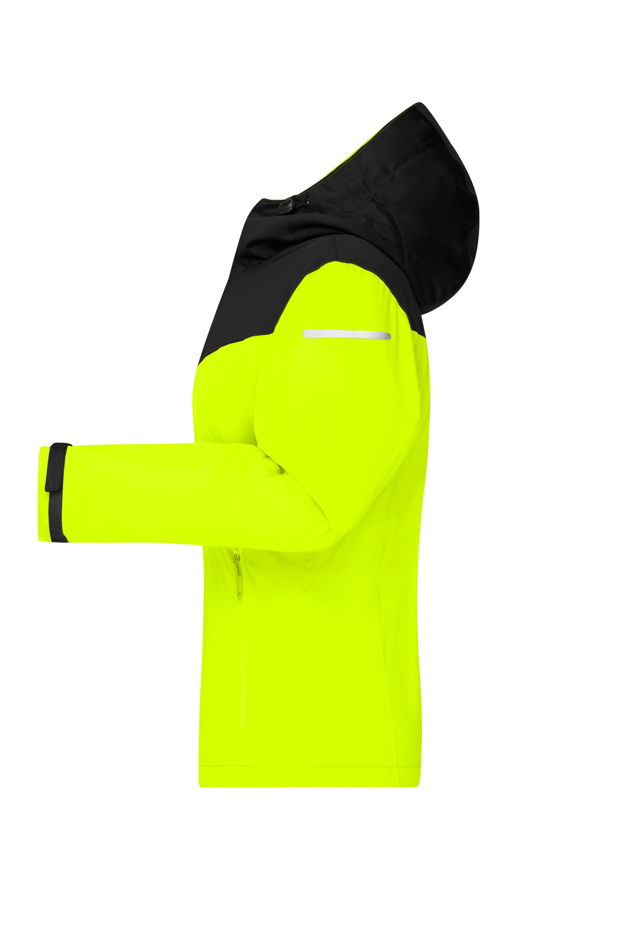 Ladies Ladies Allweather Jacket Bright Yellow Black Daiber