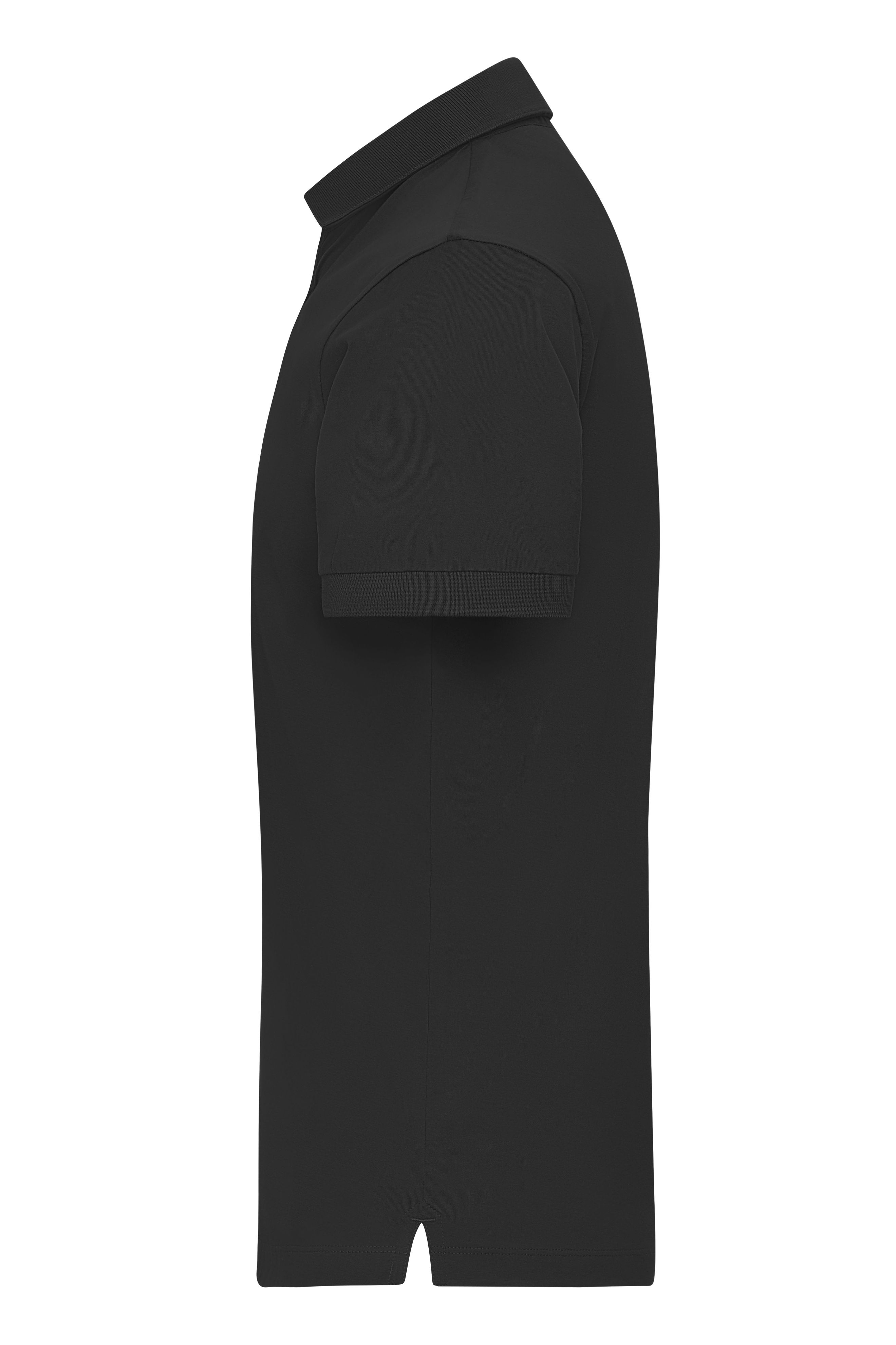 Men Men's Mercerised Polo Black-Daiber