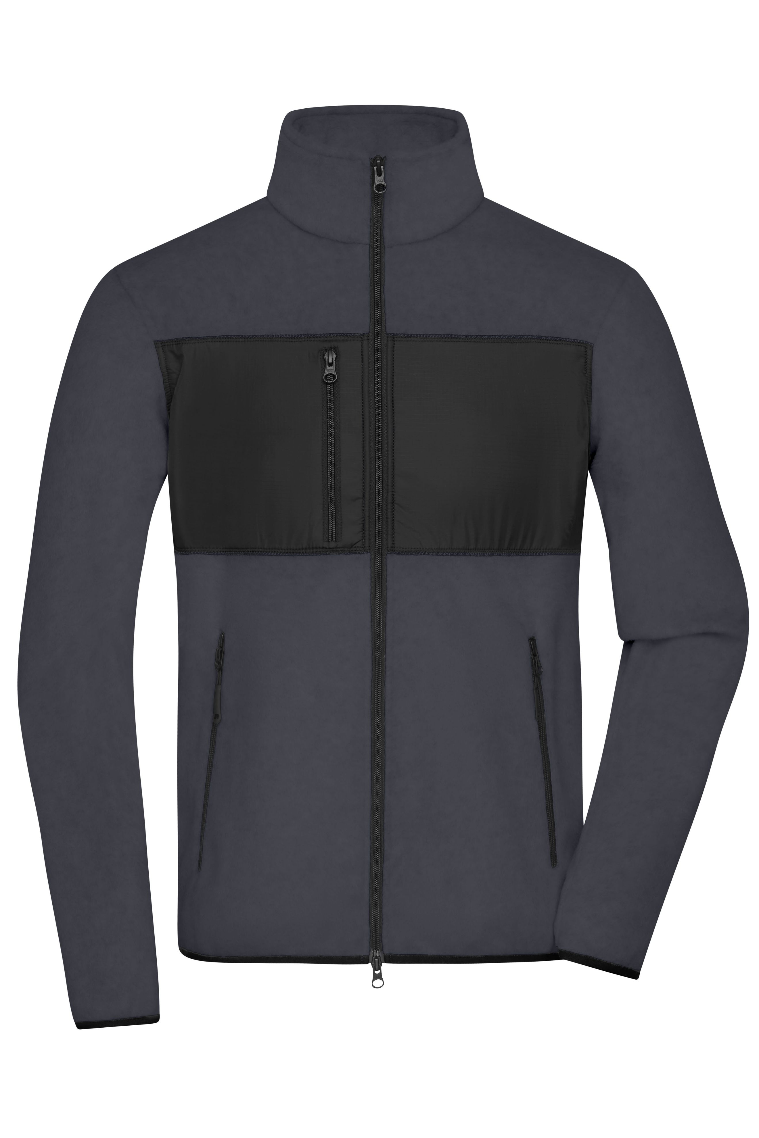 Men Men's Fleece Jacket Carbon/black-Daiber