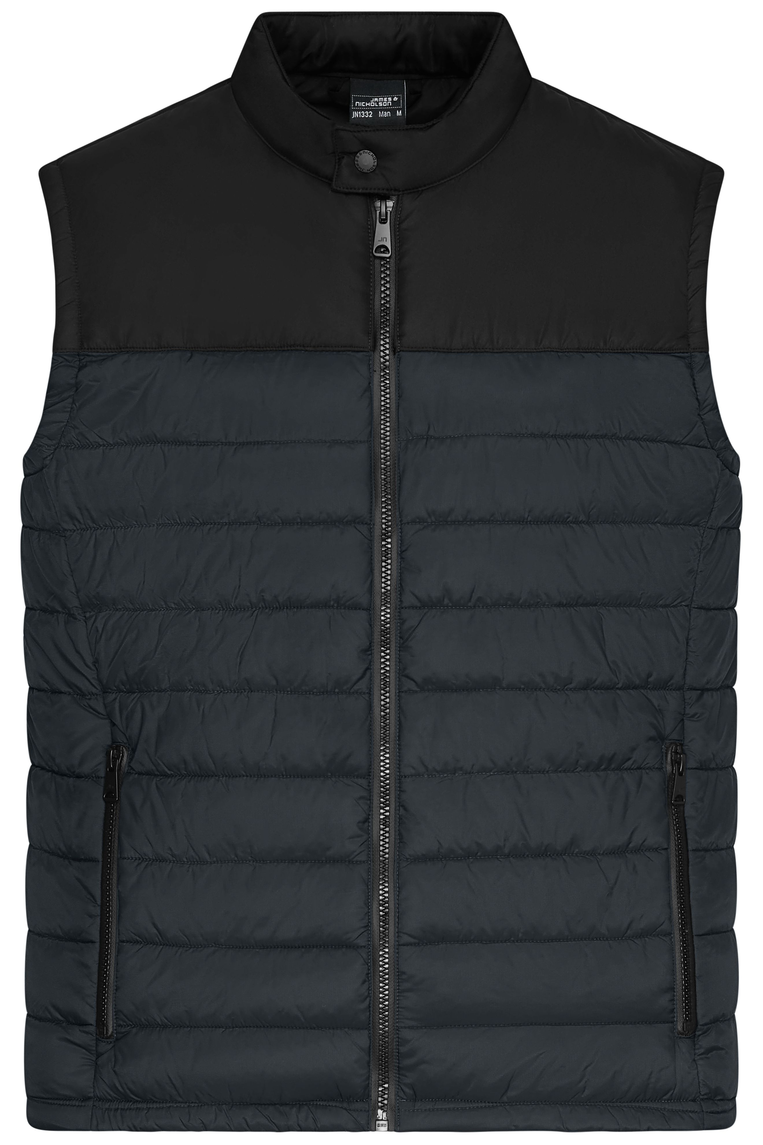 Men Men's Padded Vest Carbon/black-Daiber