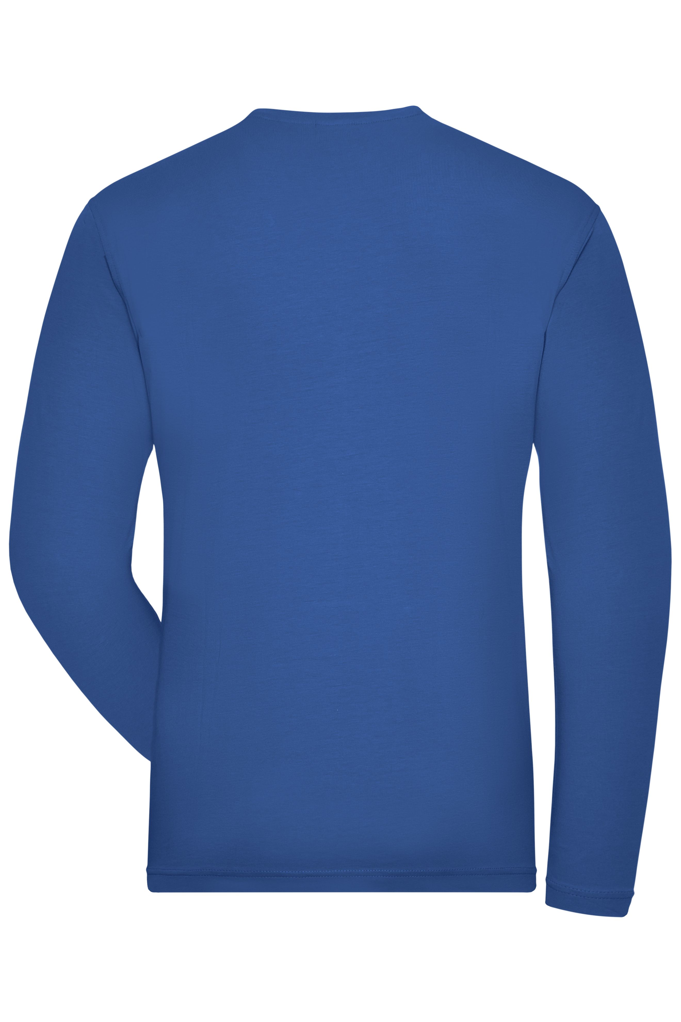 Men Men's BIO Stretch-Longsleeve Work - SOLID - OCS Blended Royal-Daiber