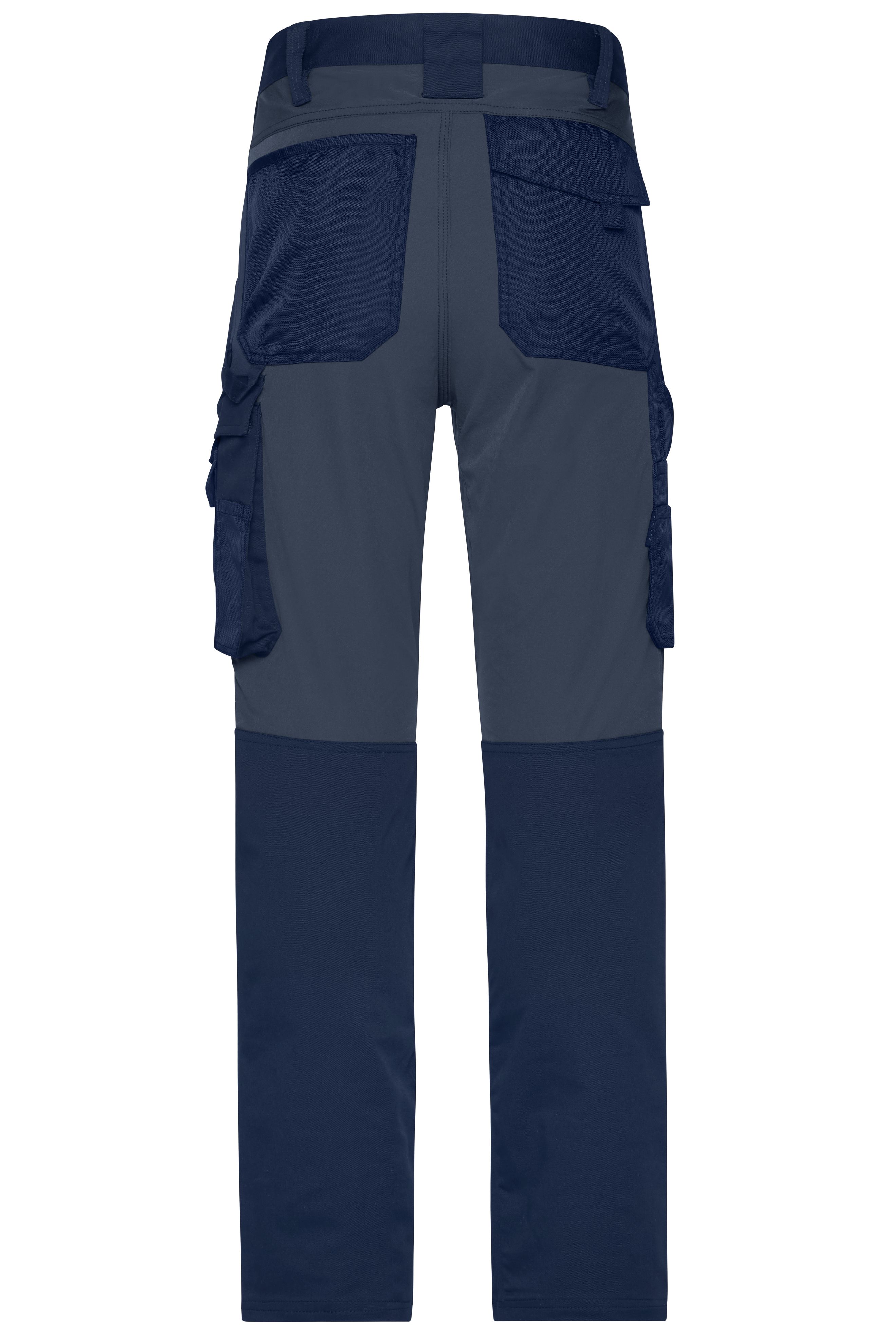 Unisex Workwear Stretch-Pants Slim Line GRS & OCS Blended Navy/carbon ...