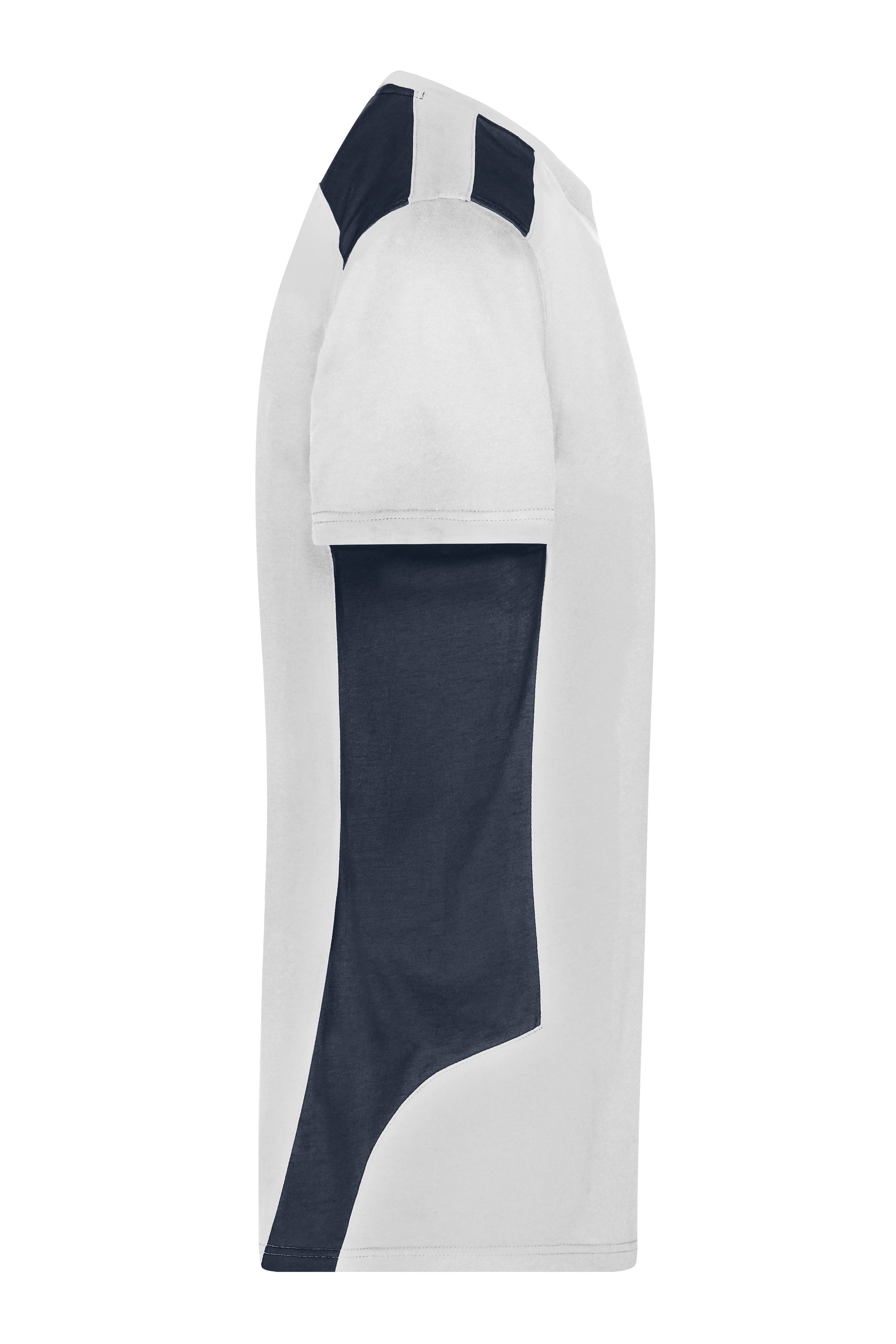 Herren Men's Workwear T-Shirt - STRONG - White/carbon-Daiber