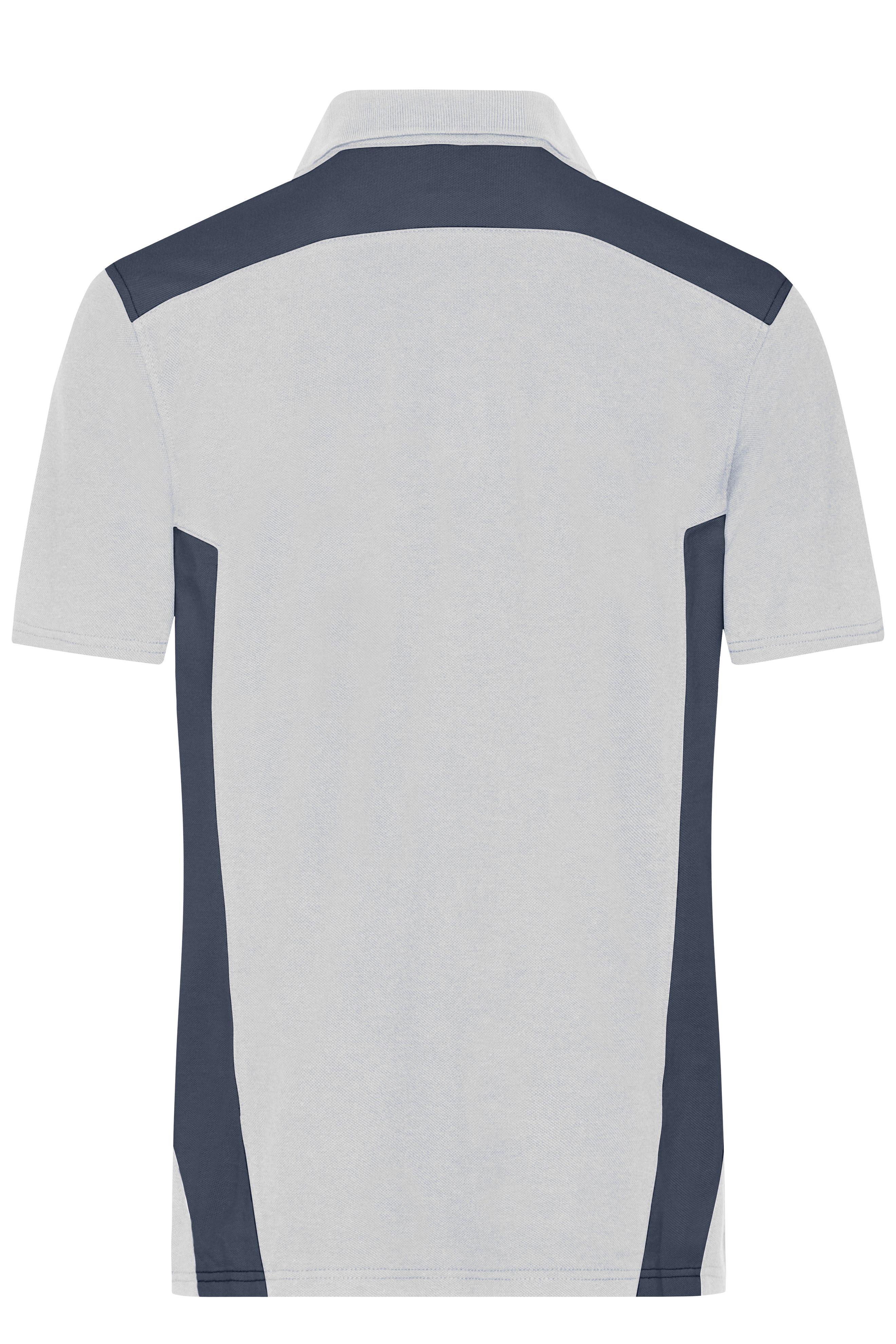 Men Men's Workwear Polo - STRONG - White/carbon-Daiber