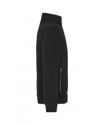 Unisex Sherpa Jacket Black-Daiber