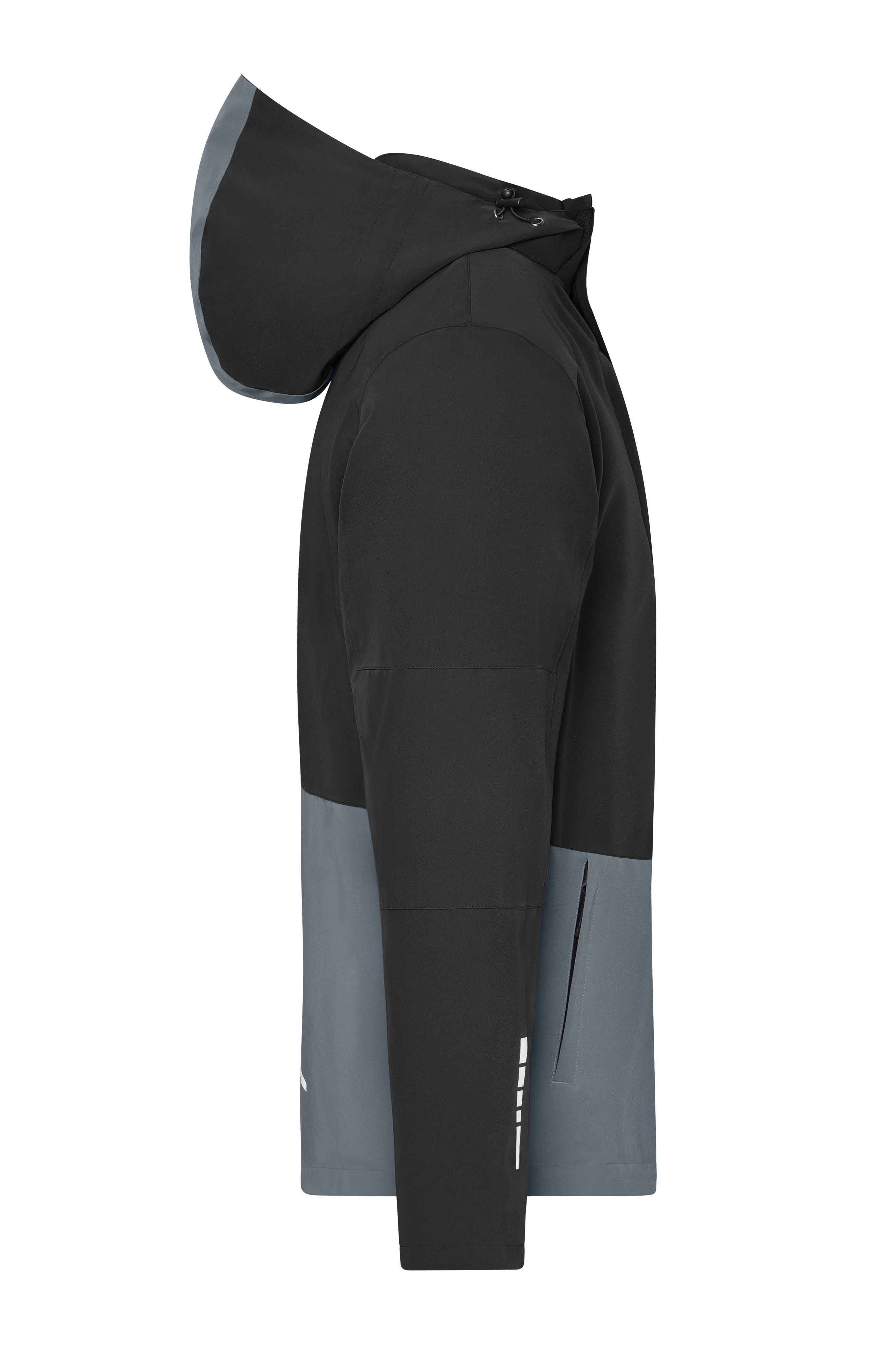 Unisex Workwear Hardshell Rainjacket Black/metal-grey-Daiber