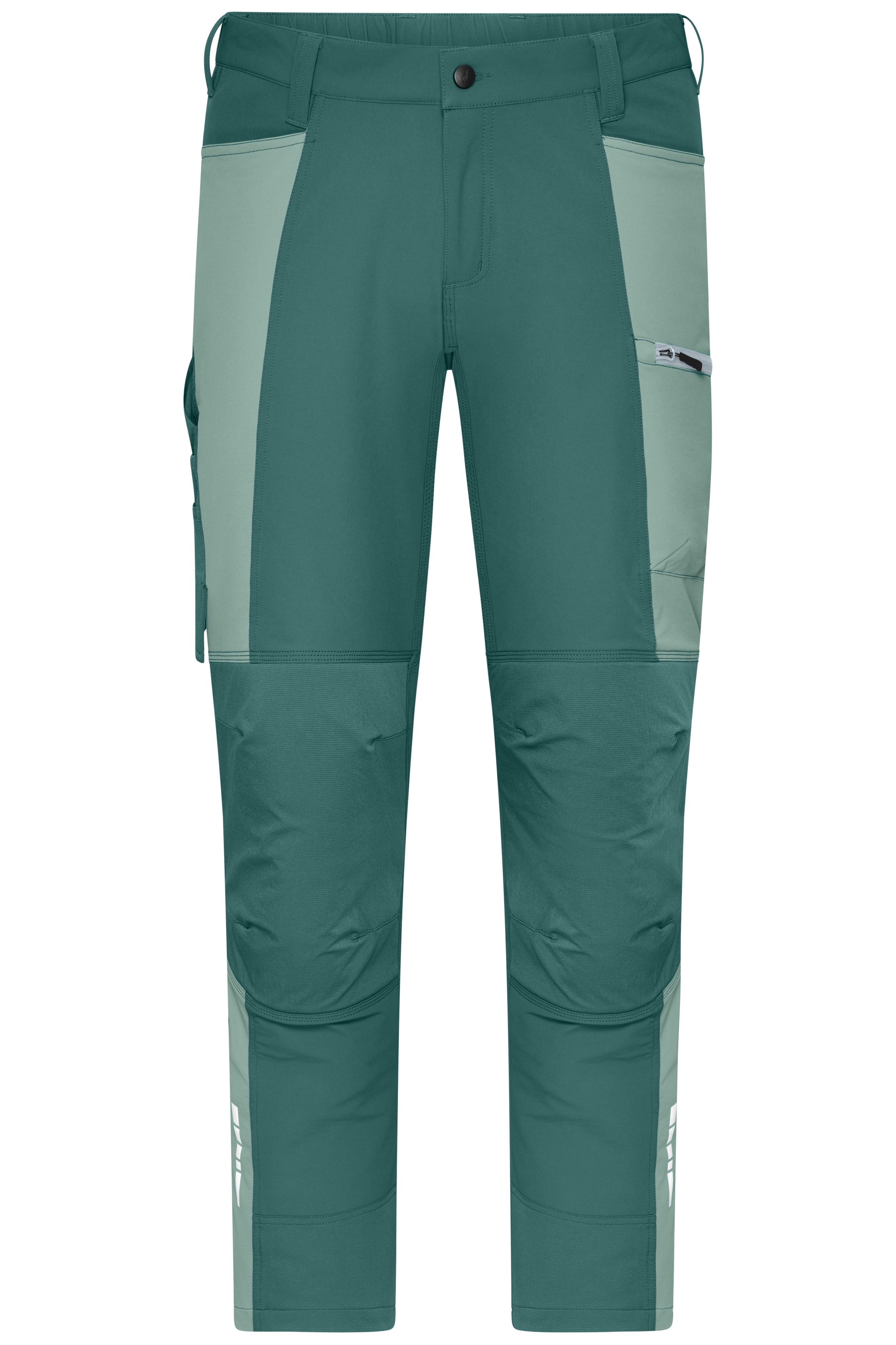 Unisex Workwear Pants (All-Season) 4-Way Stretch Industrial-green/foggy ...