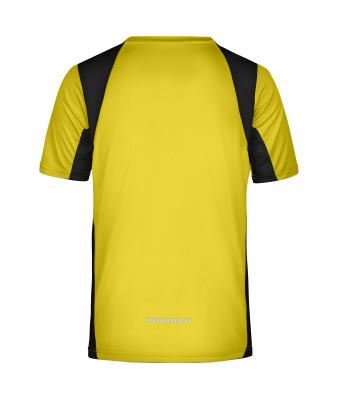 Men Men's Running-T Yellow/black-Daiber