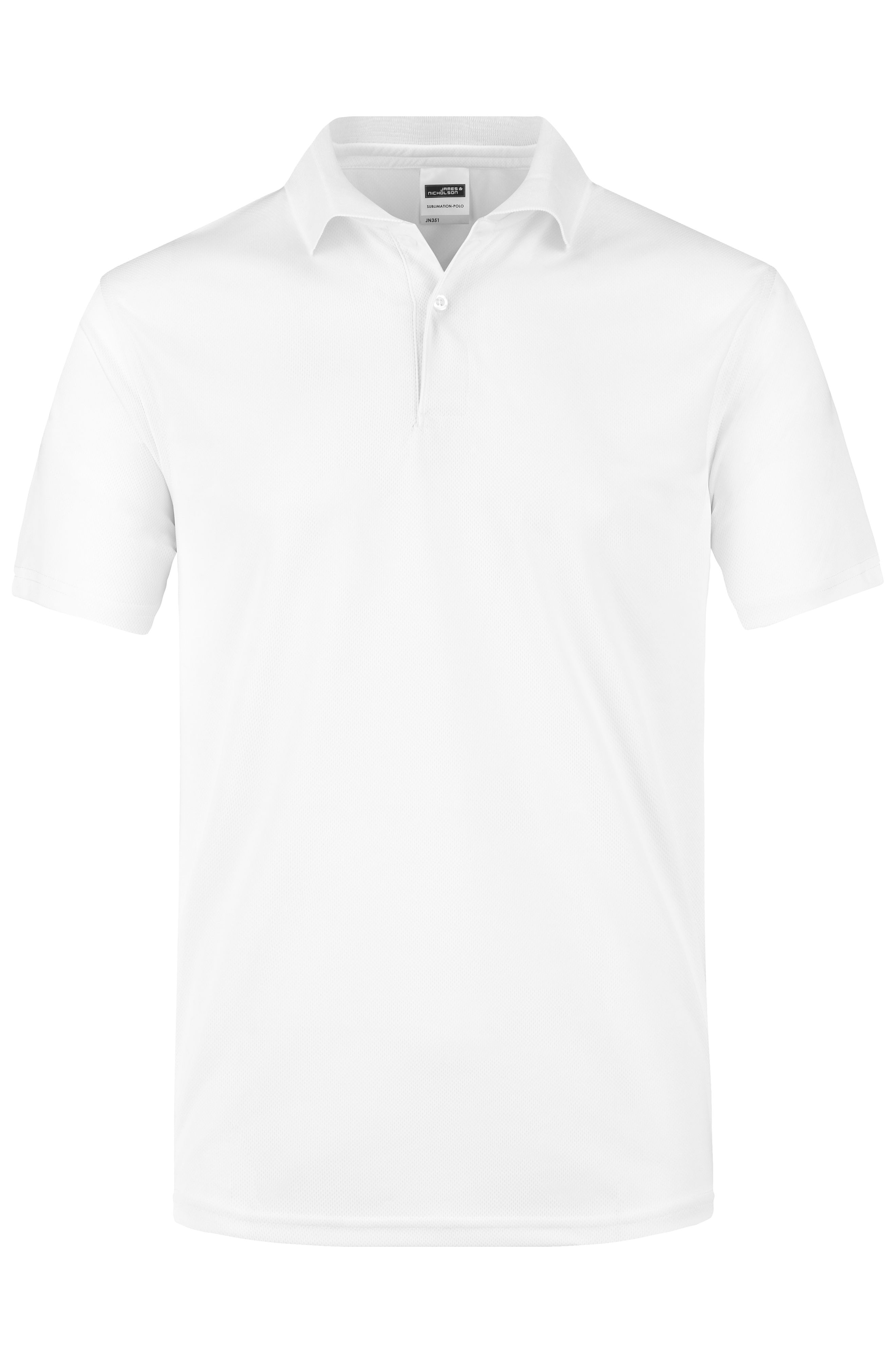 Unisex Sublimation Polo White-Daiber
