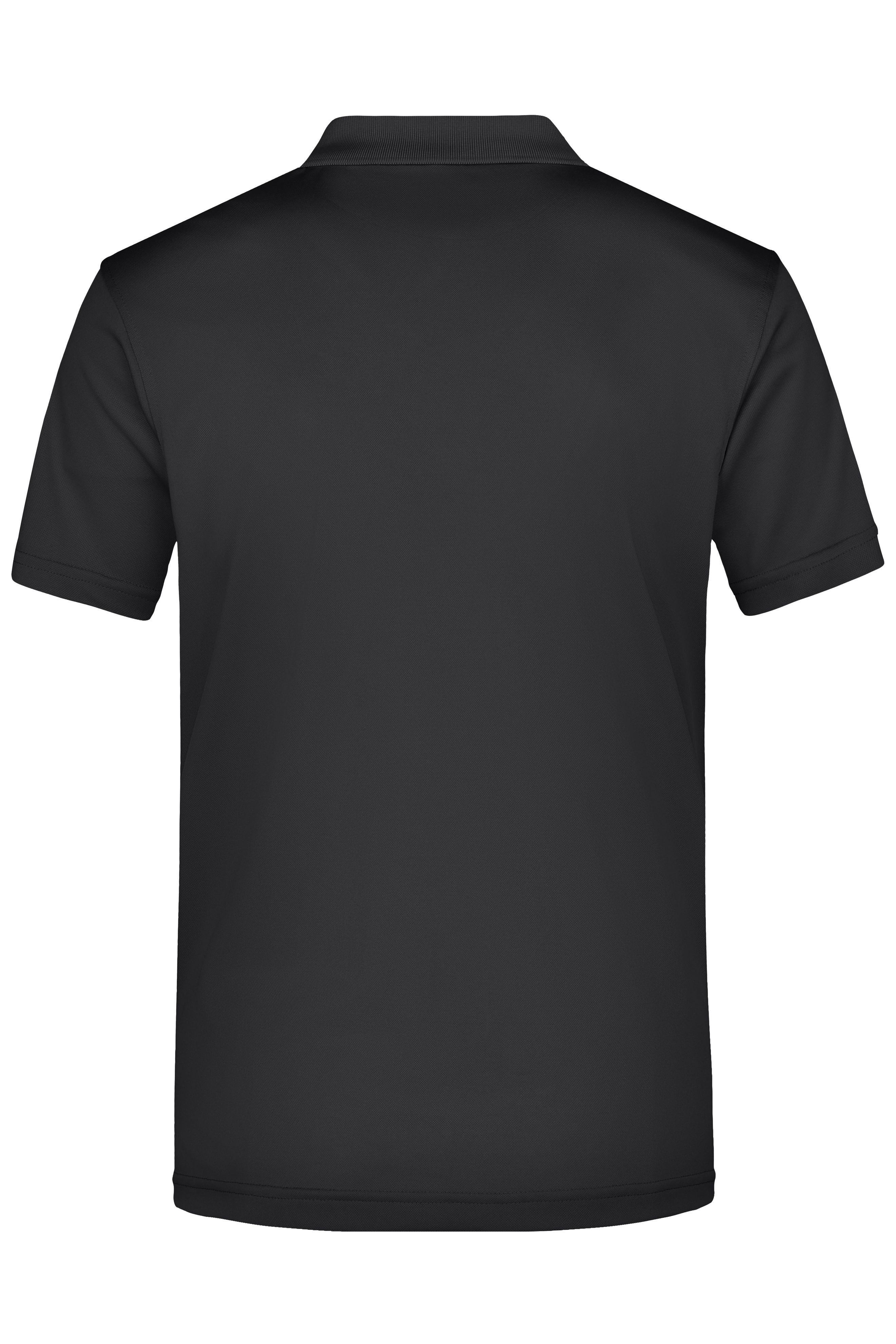 Men Men's Polo High Performance Black-Daiber