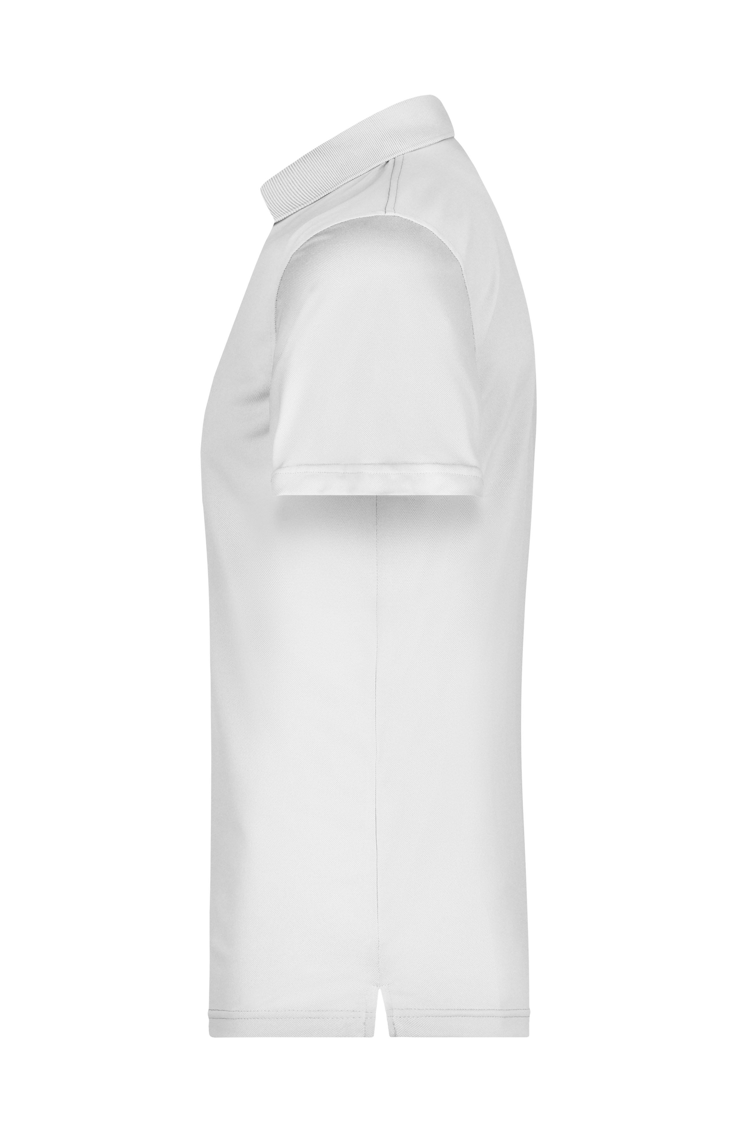 Men Men's Polo High Performance White-Daiber