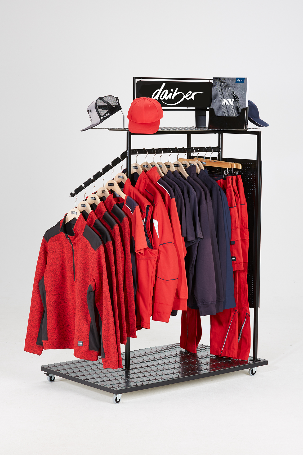 Unisex POS Rack Steel Steel-Daiber