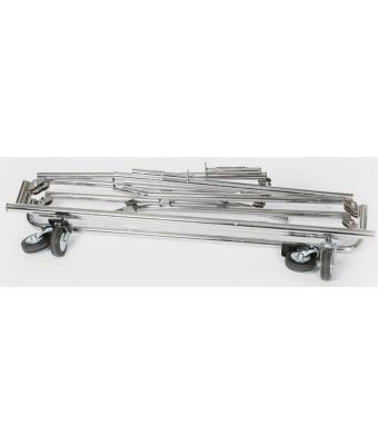 Unisex Garment Rack Silver-Daiber