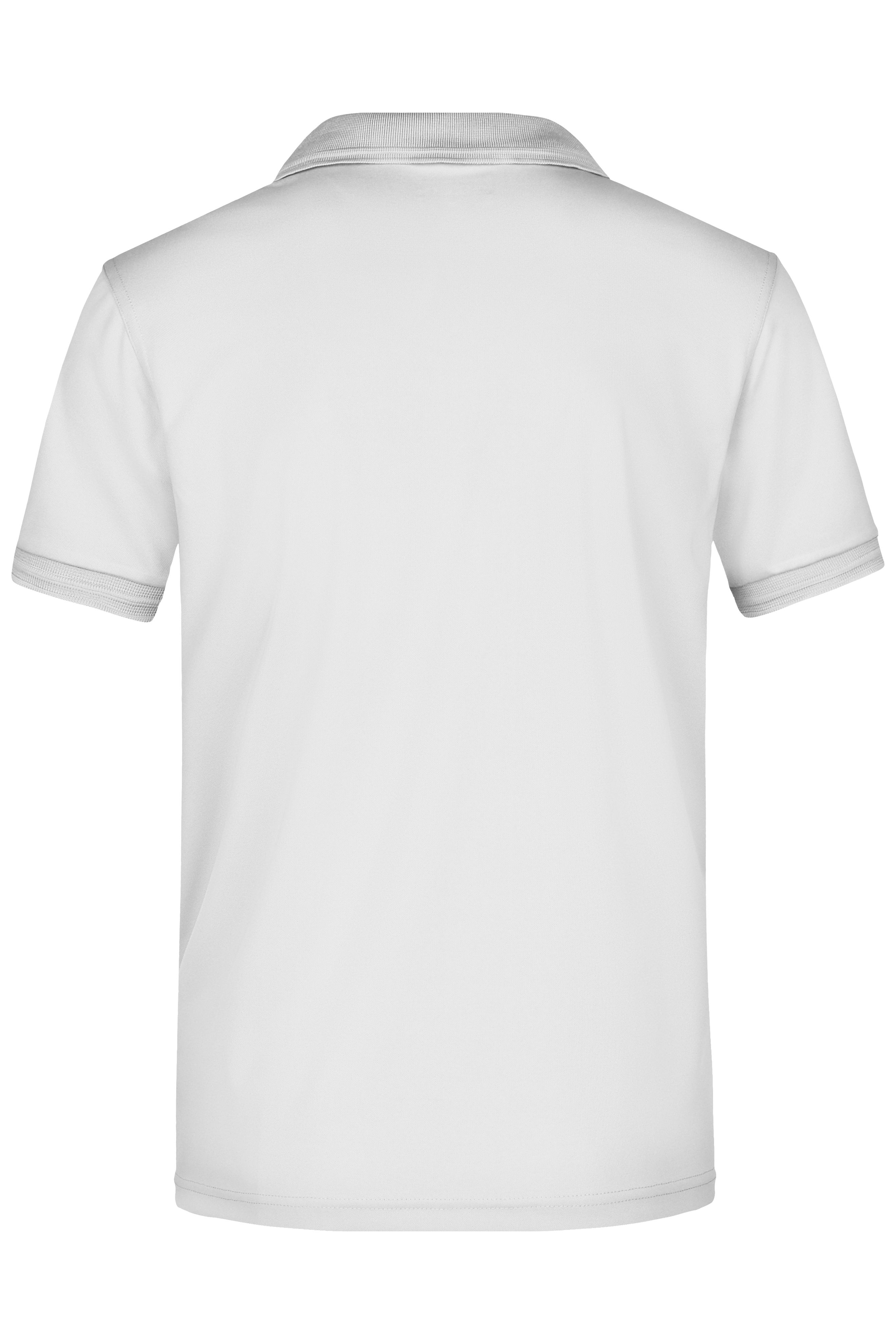 Herren Men's Active Polo White-Daiber
