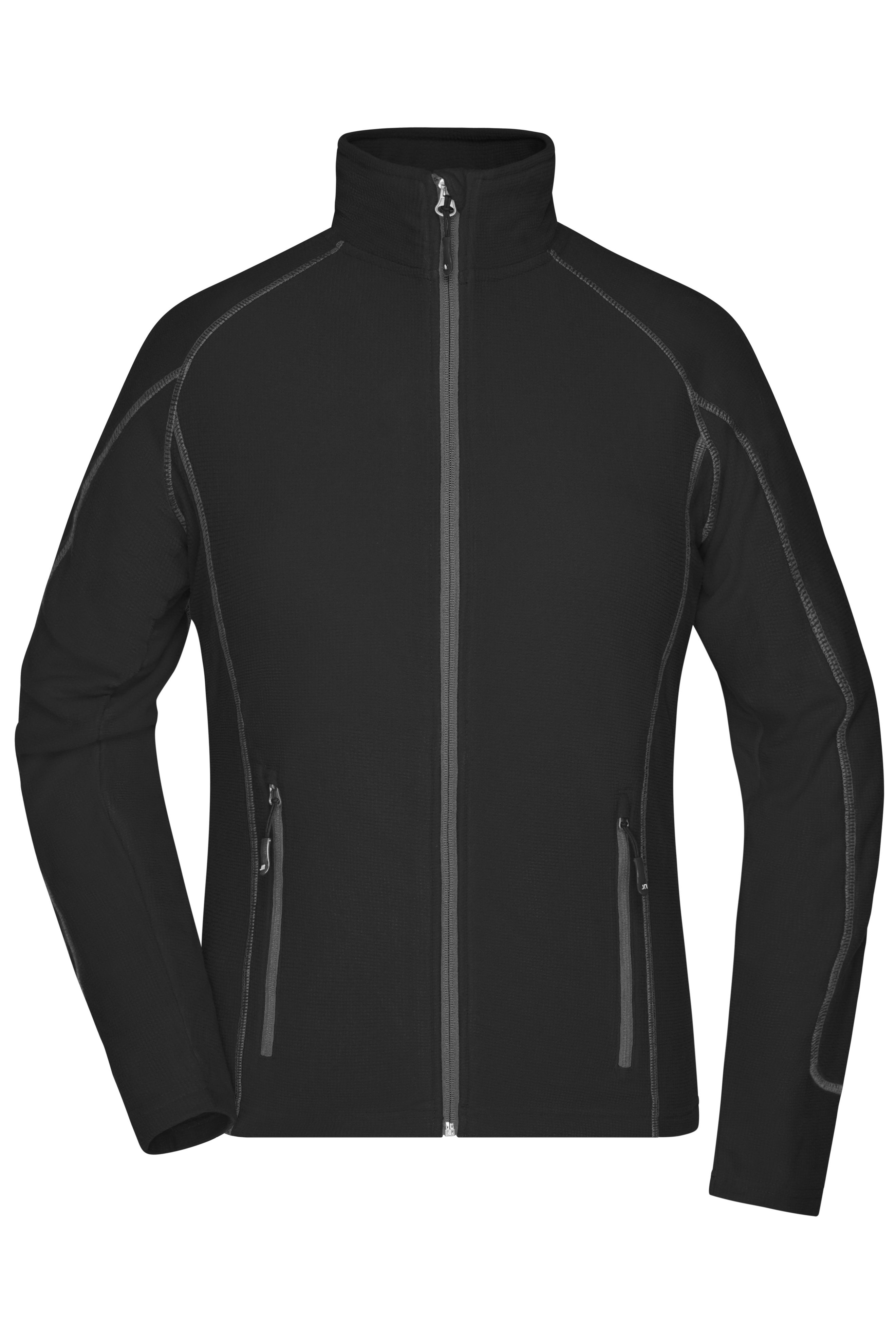 Ladies Ladies' Structure Fleece Jacket Black/carbon-Daiber