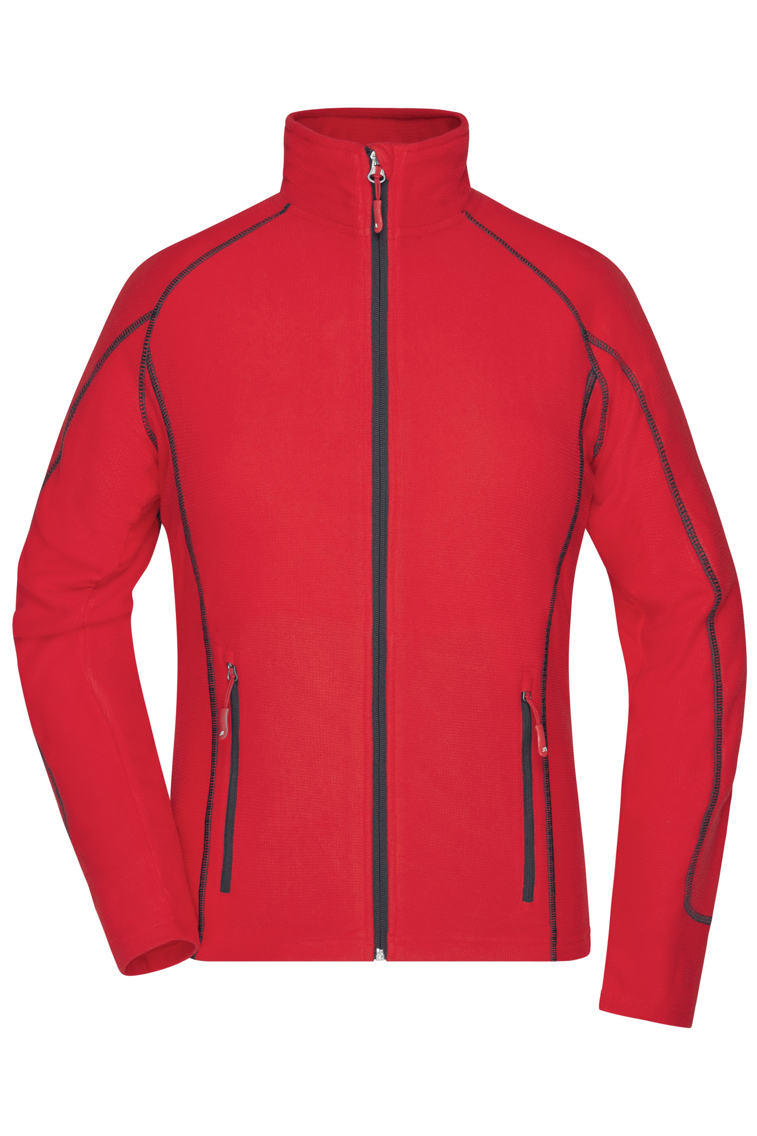Ladies Ladies' Structure Fleece Jacket Red/carbon-Daiber