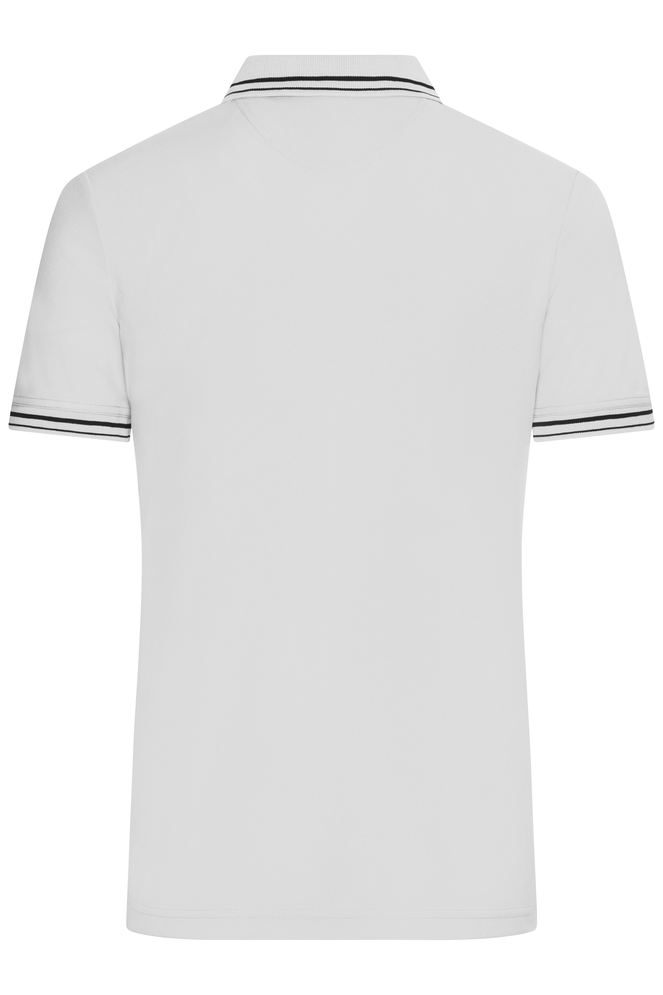 Herren Men's Polo White/black-Daiber