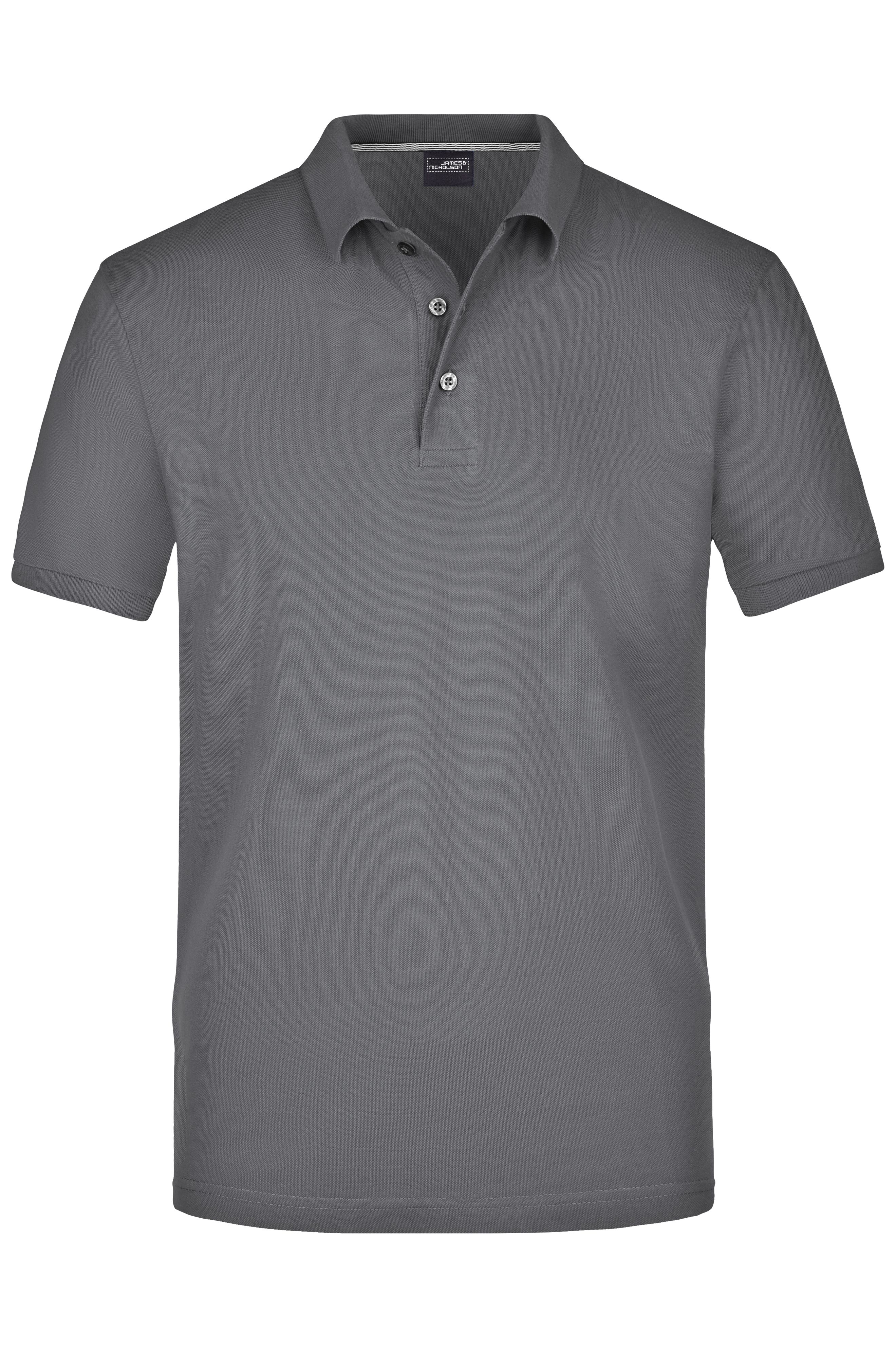 Herren Men's Pima Polo Carbon-Daiber