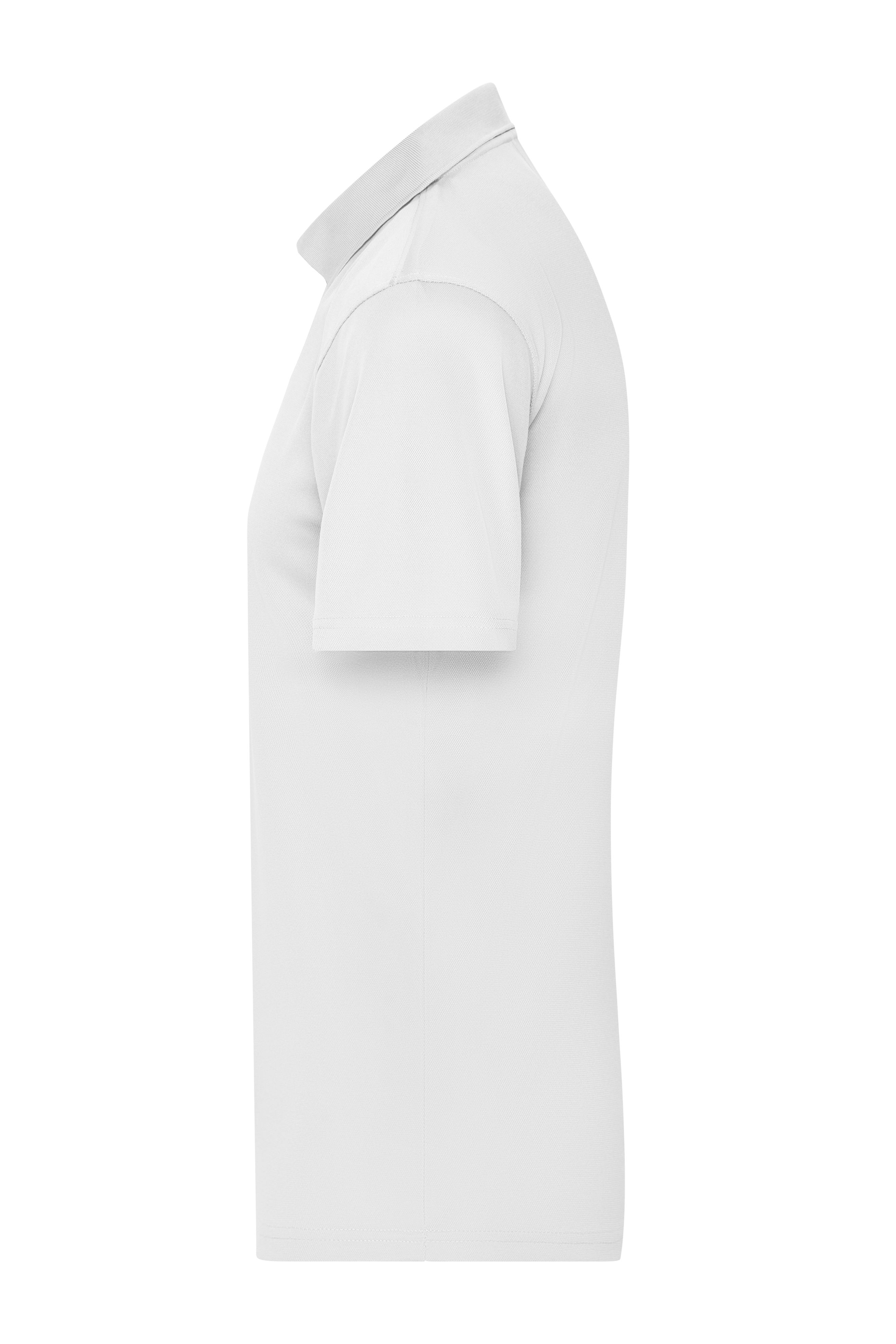 Herren Men's Active Polo White-Daiber