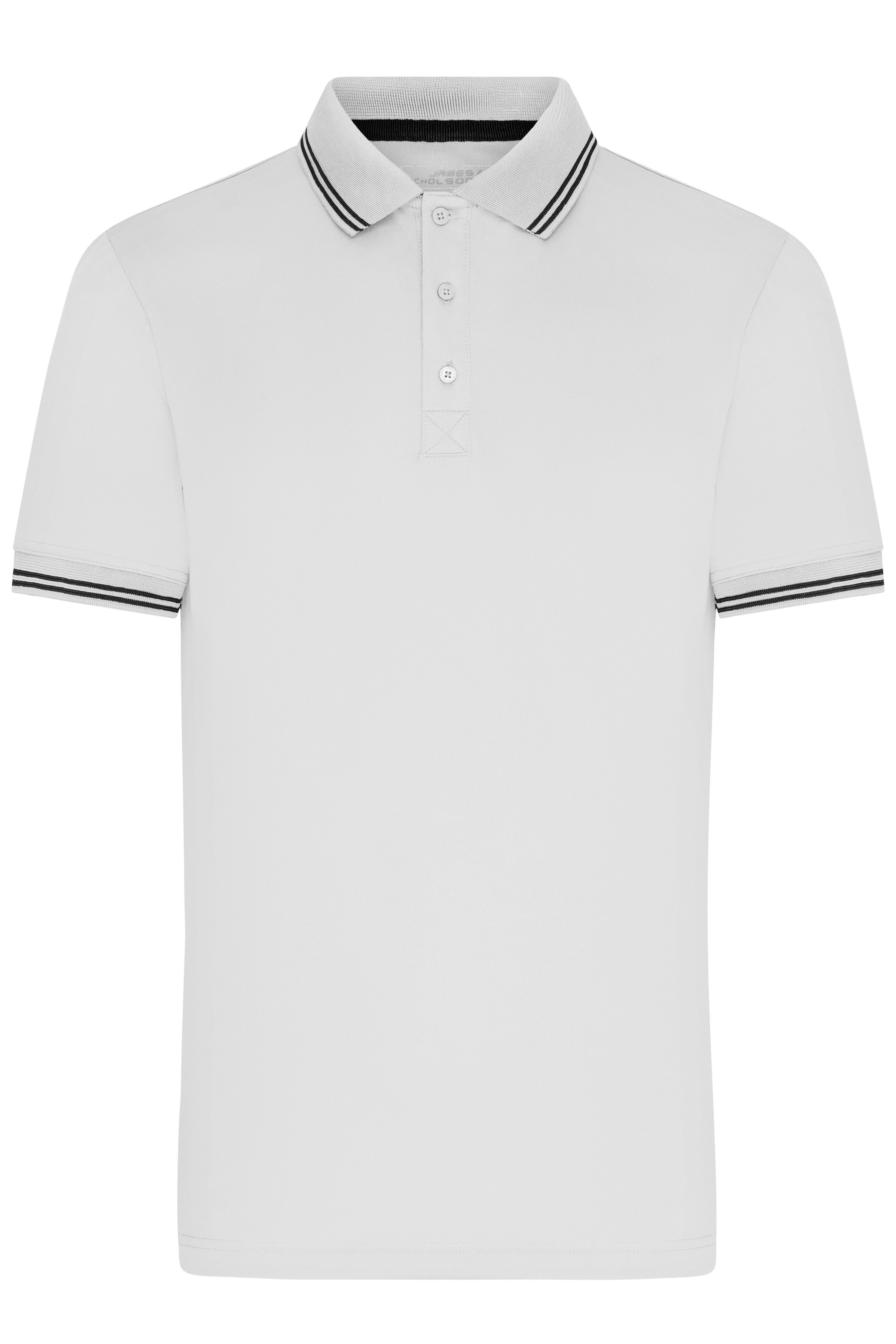 Men Men's Functional Polo White/black-Daiber