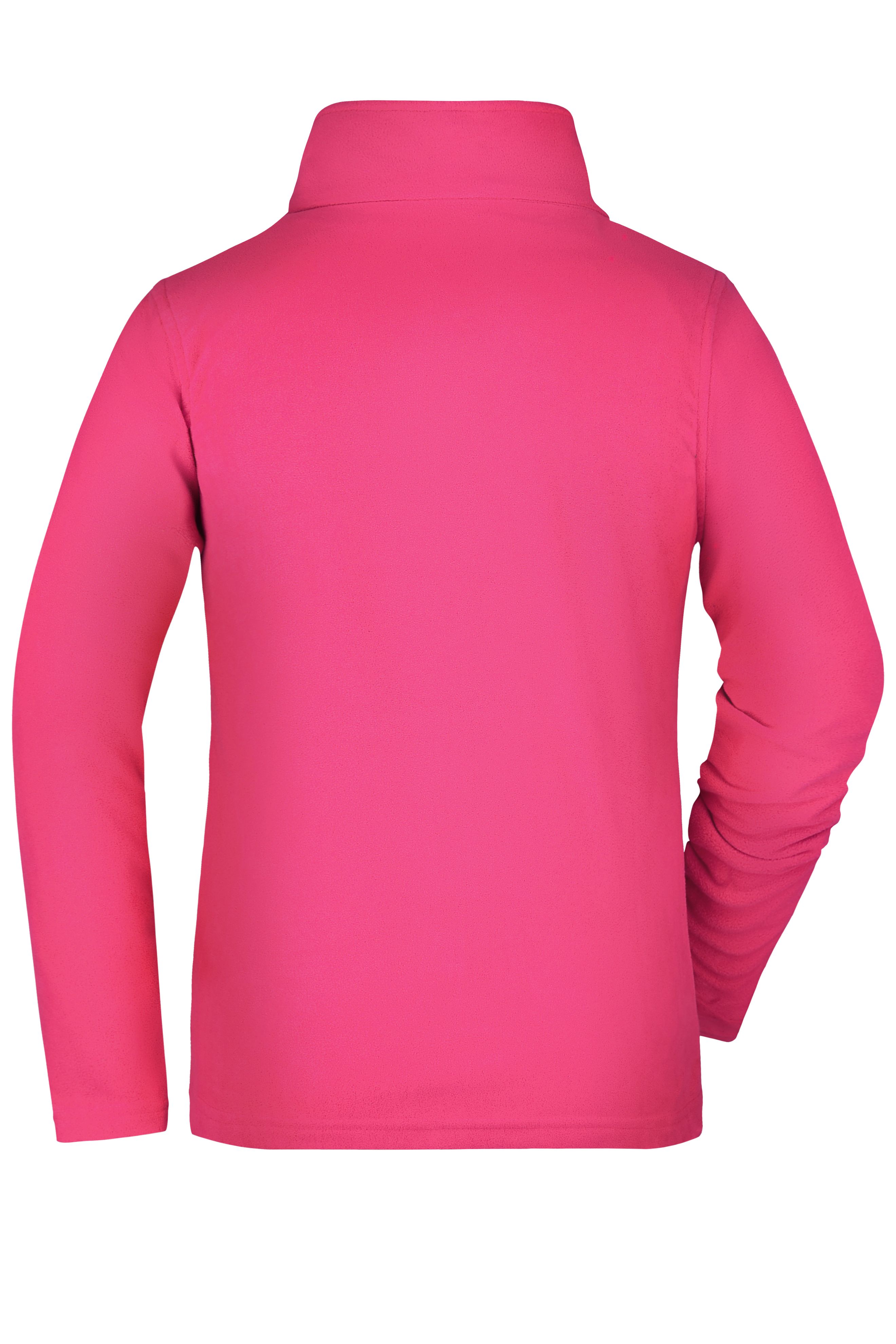 Ladies Ladies' Basic Fleece Jacket Pink-Daiber