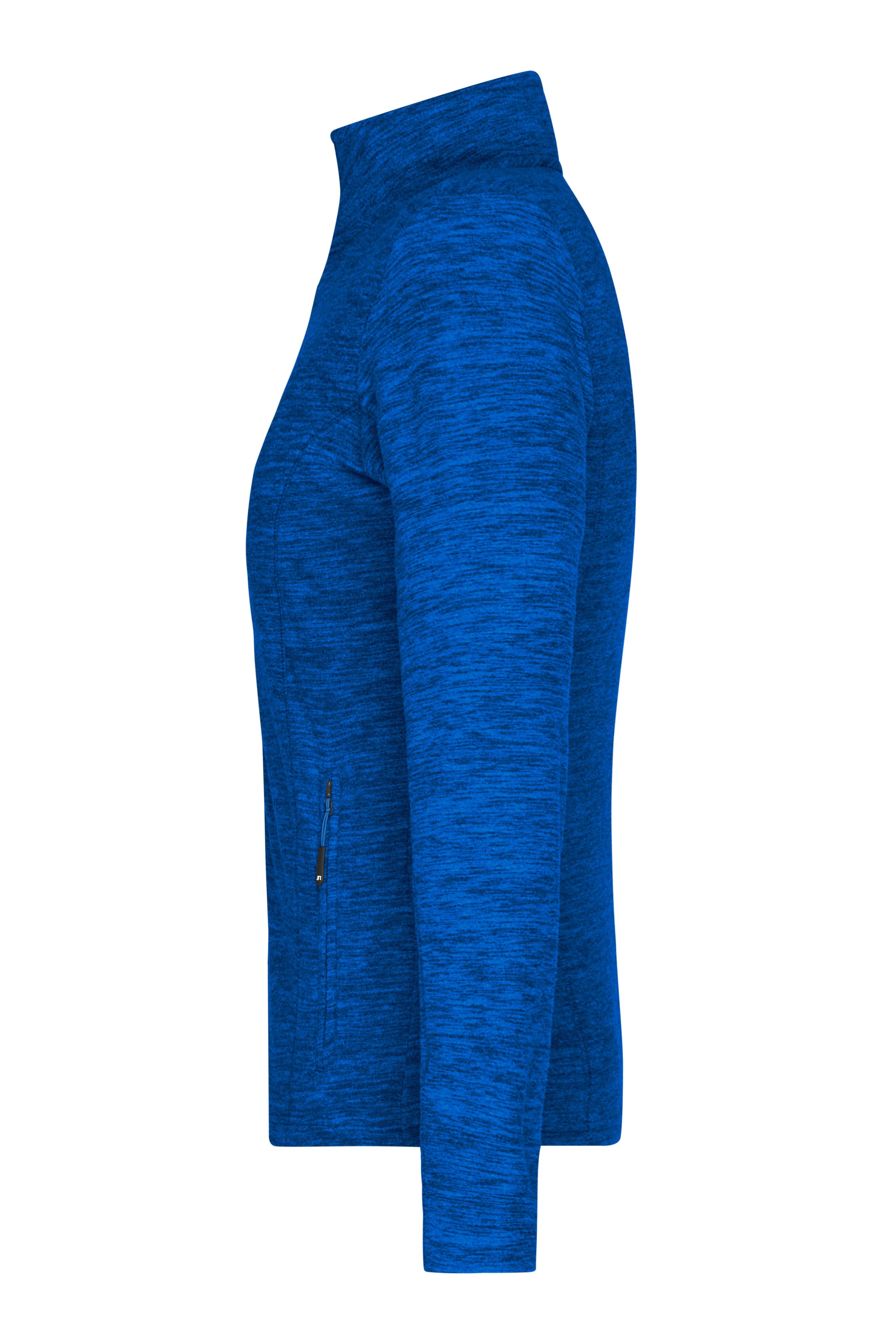 Ladies Ladies' Fleece Jacket Royal-melange/blue-Daiber