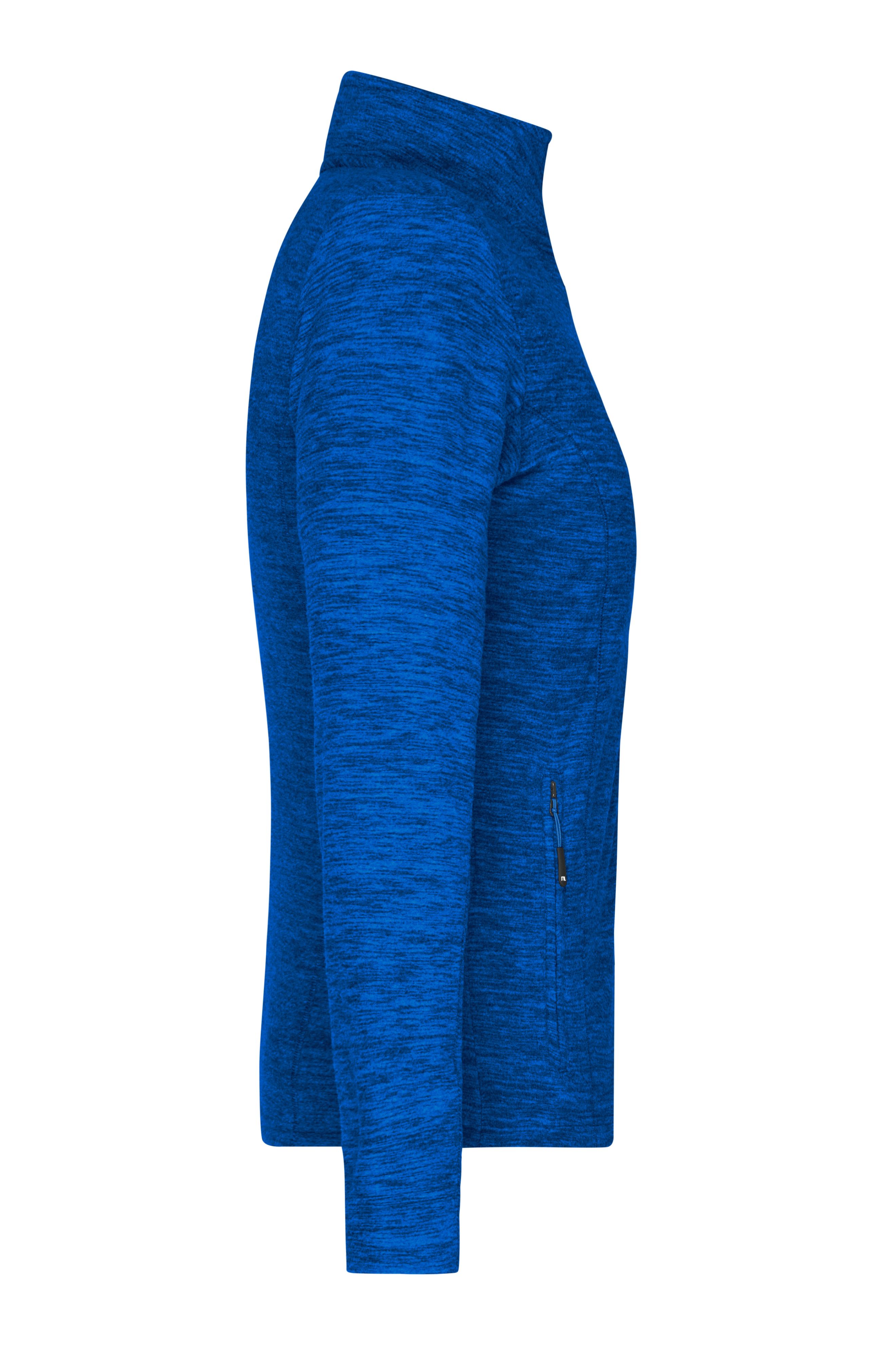 Ladies Ladies' Fleece Jacket Royal-melange/blue-Daiber