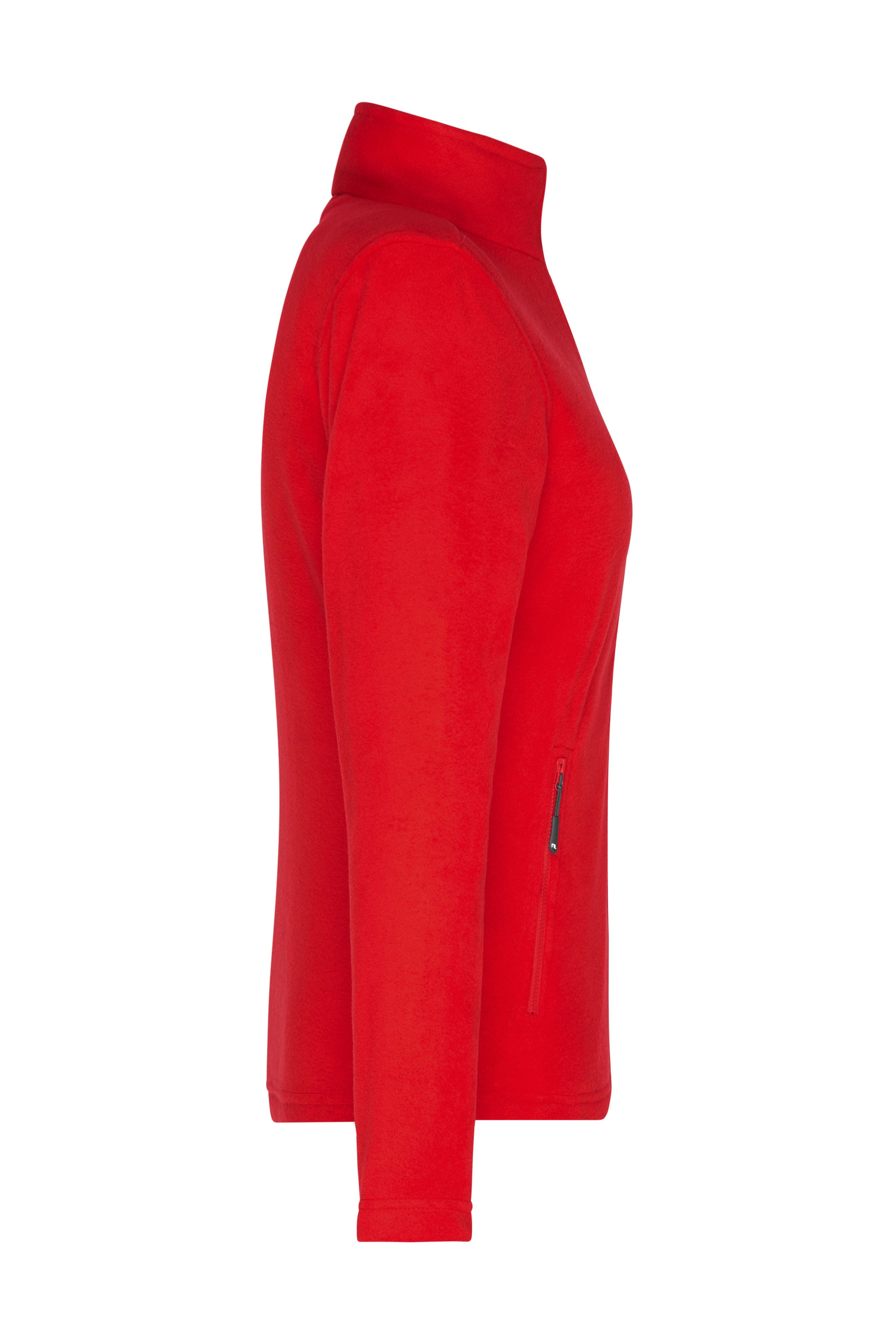 Damen Ladies' Fleece Jacket Red-Daiber
