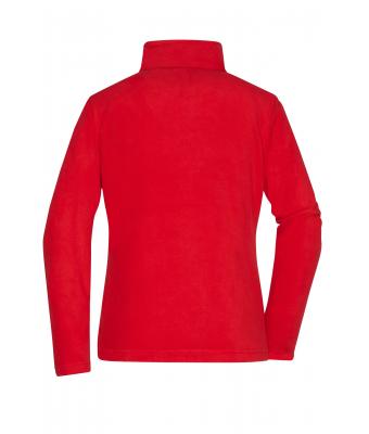 Damen Ladies' Fleece Jacket Red-Daiber