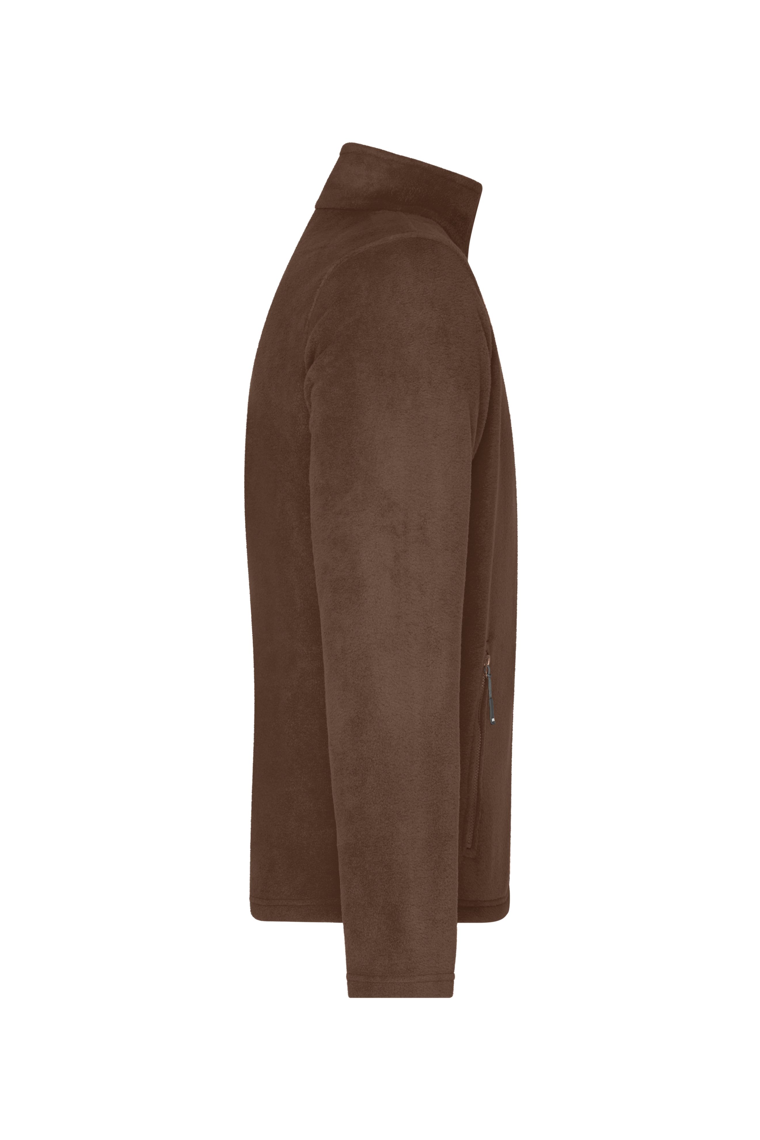 Men Men's Fleece Jacket Brown-Daiber