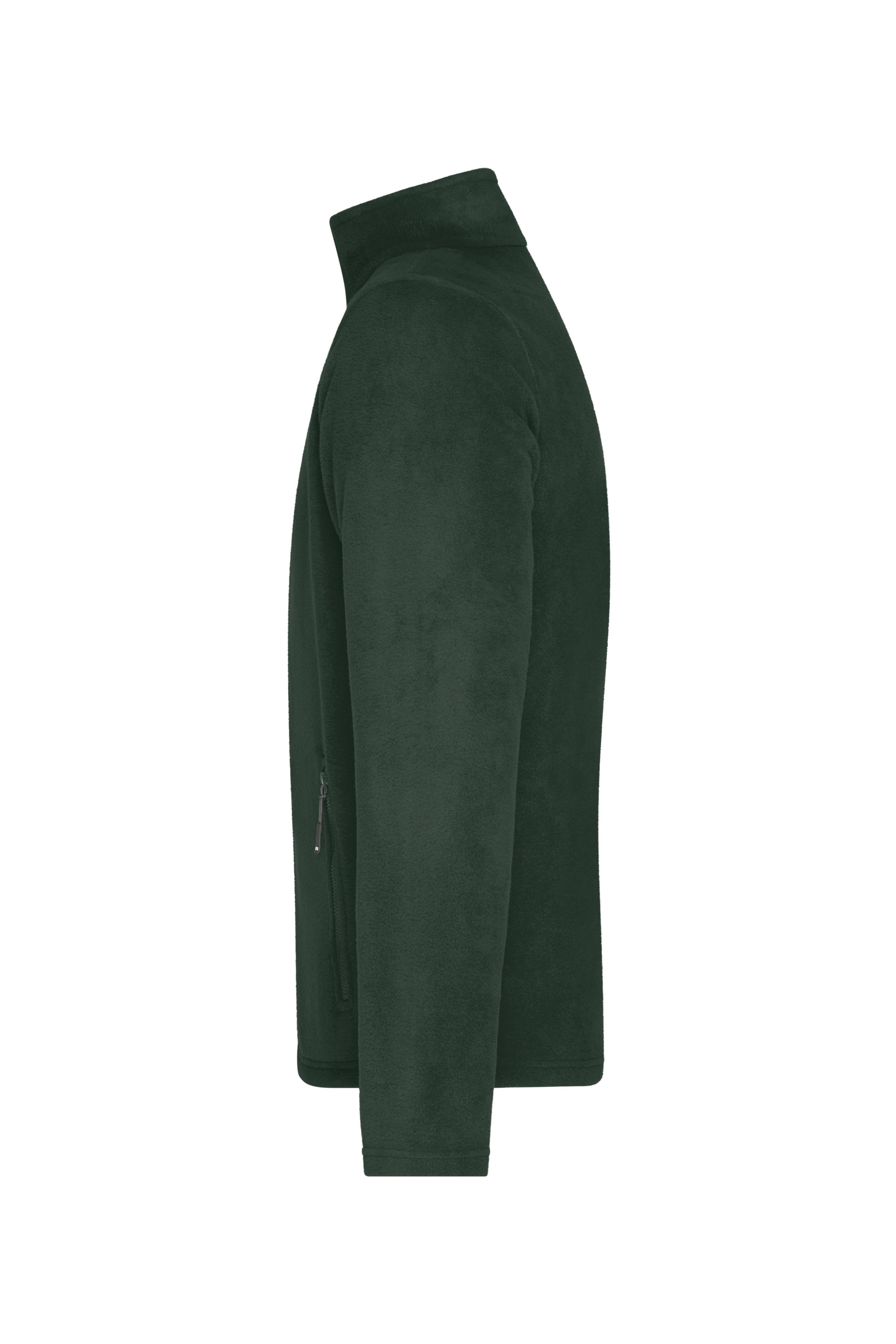 Men Men's Fleece Jacket Dark-green-Daiber