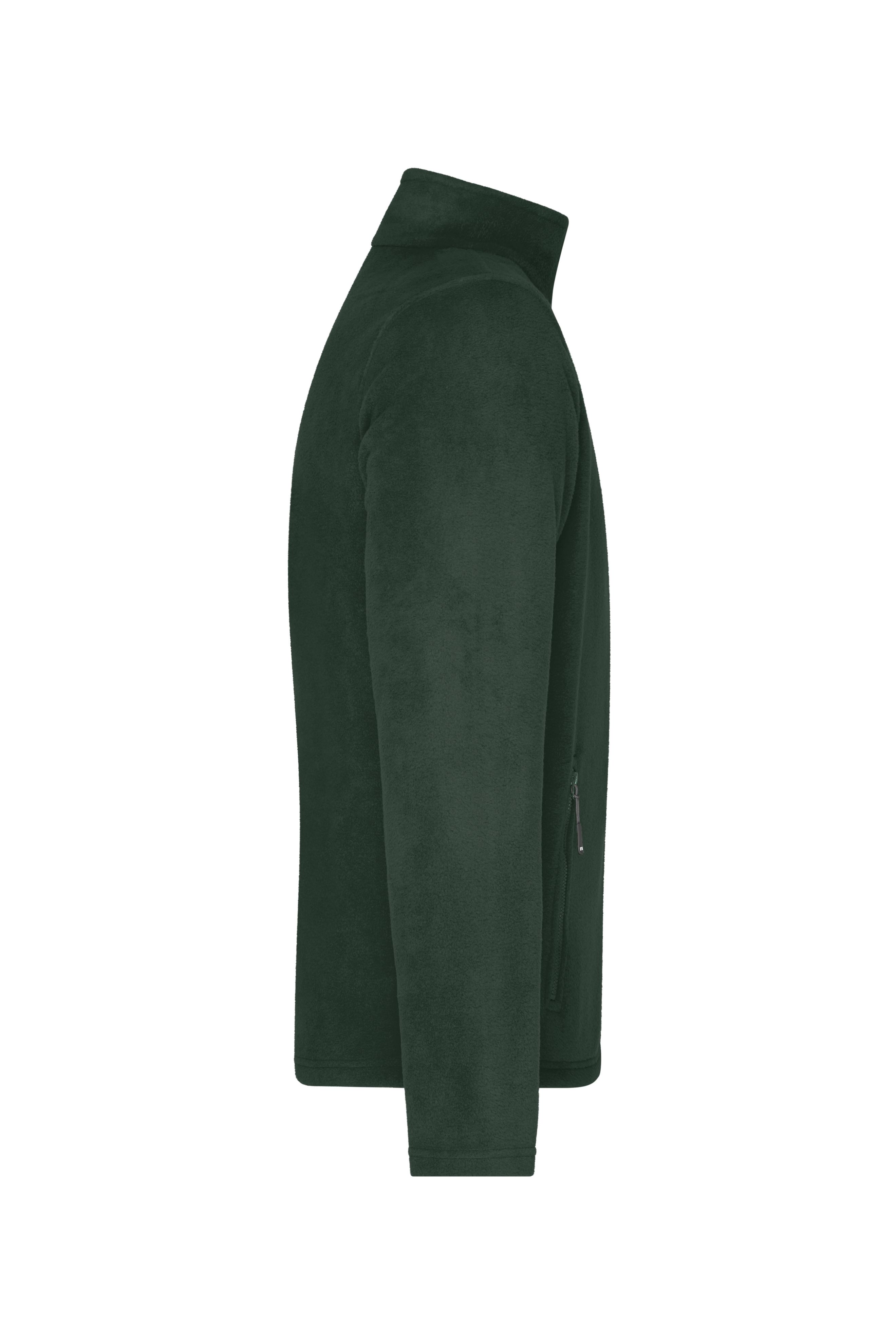 Men Men's Fleece Jacket Dark-green-Daiber