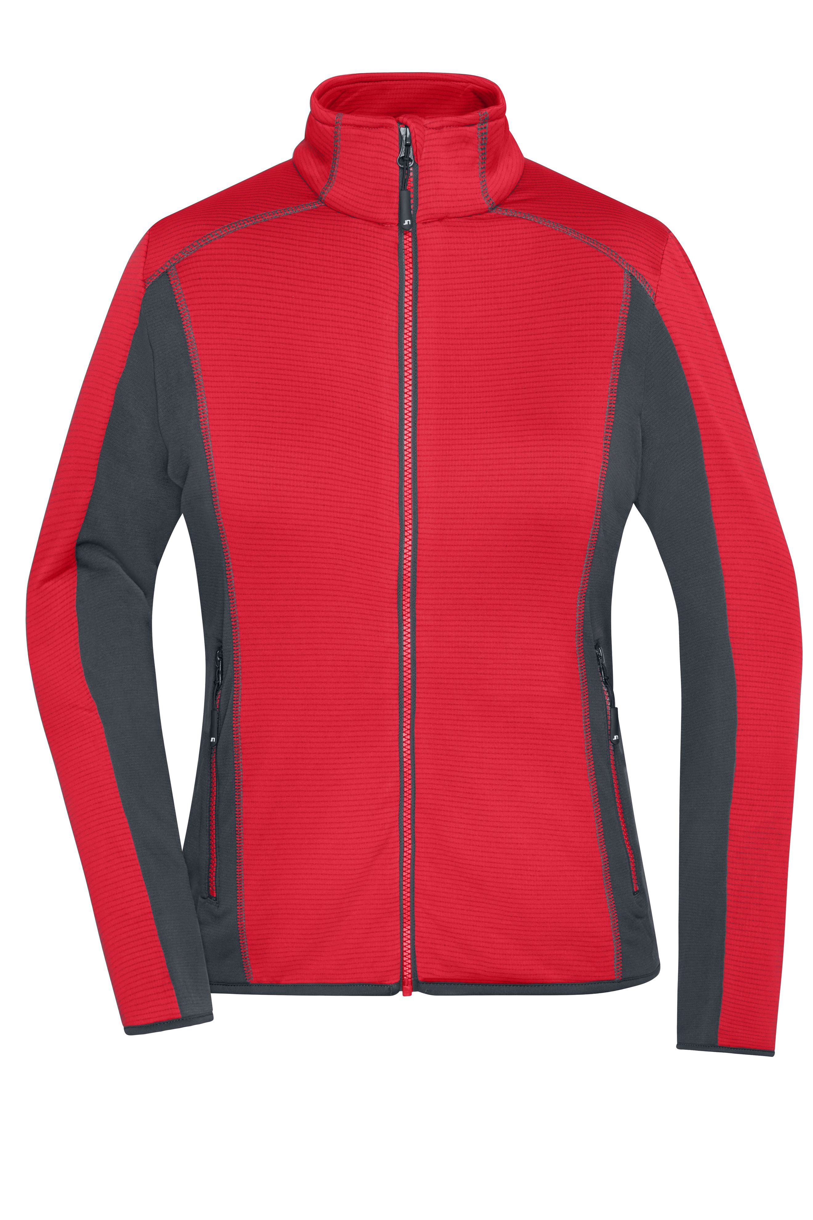 Ladies Ladies' Structure Fleece Jacket Red/carbon-Daiber