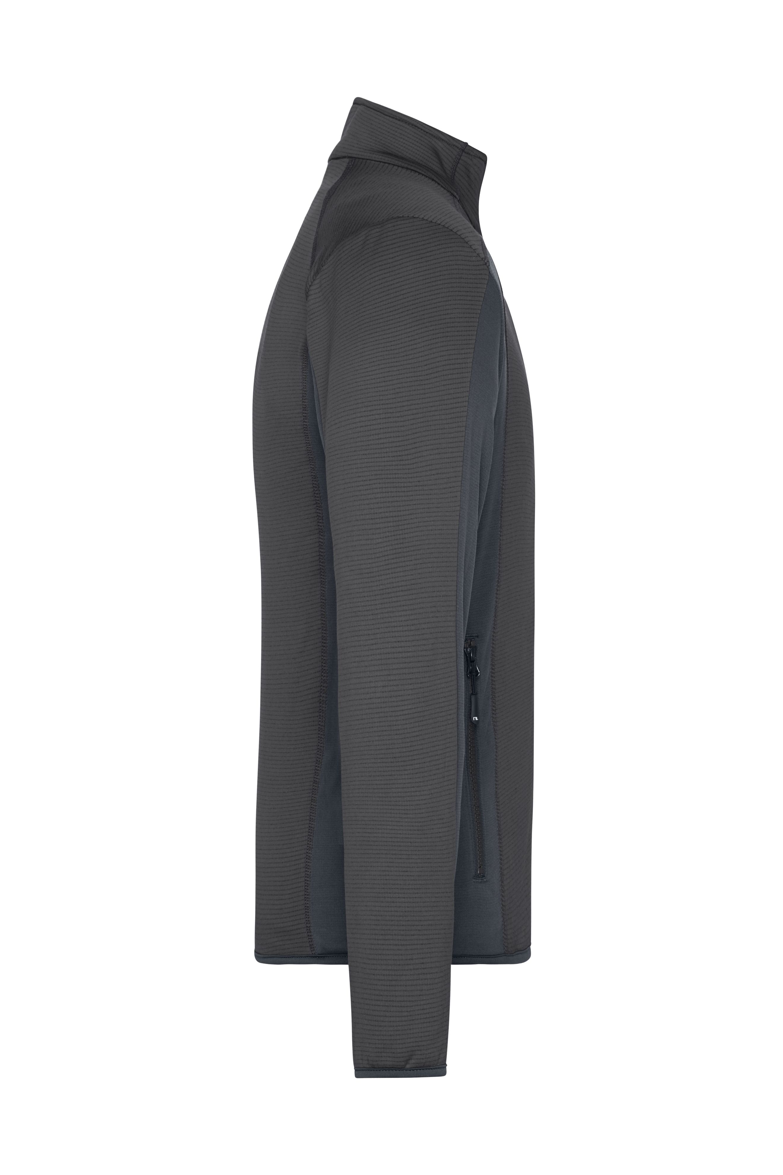 Herren Men's Structure Fleece Jacket Black/carbon-Daiber