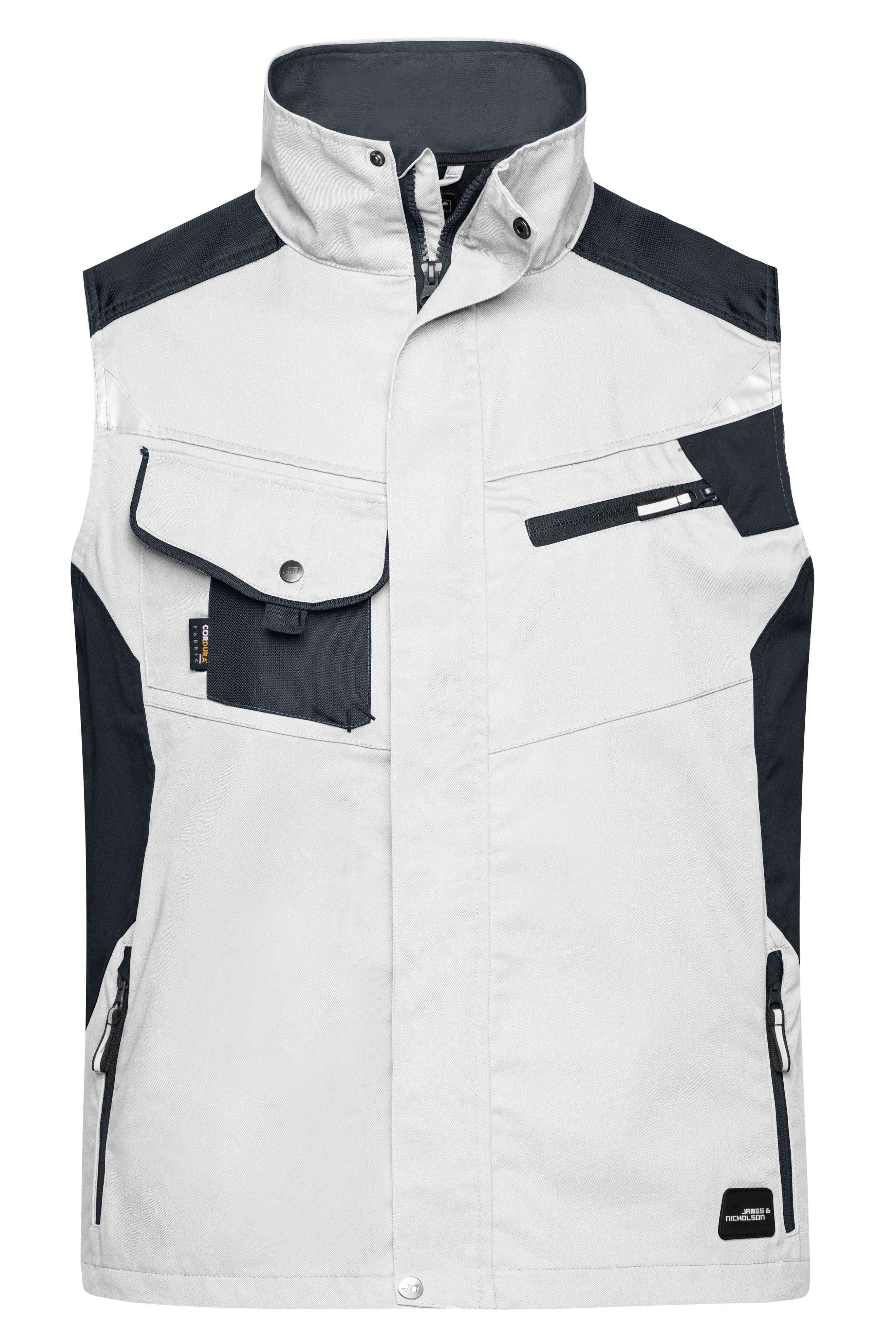 Unisex Workwear Vest - STRONG - White/carbon-Daiber