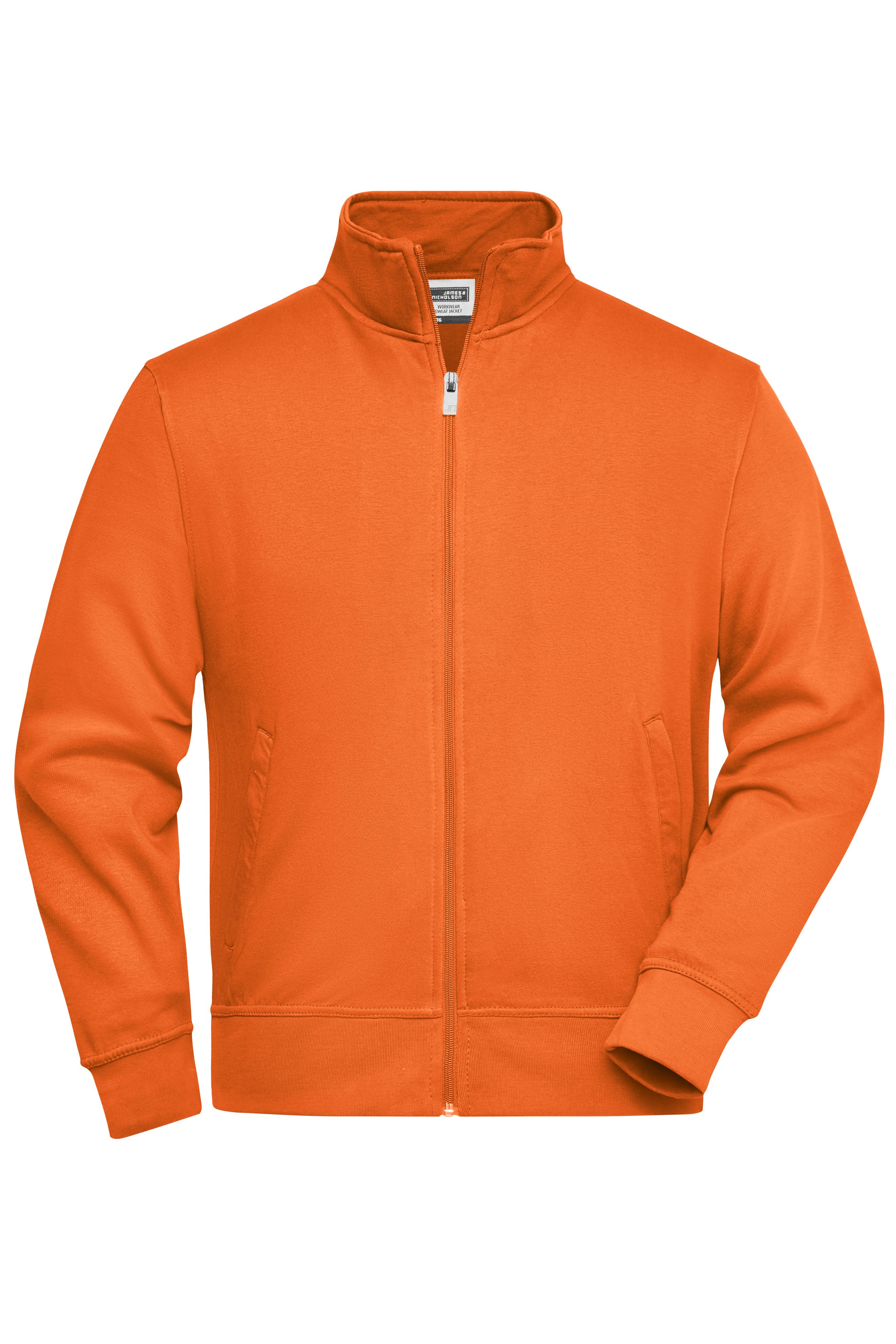 Unisex Workwear Sweat Jacket Orange-Daiber