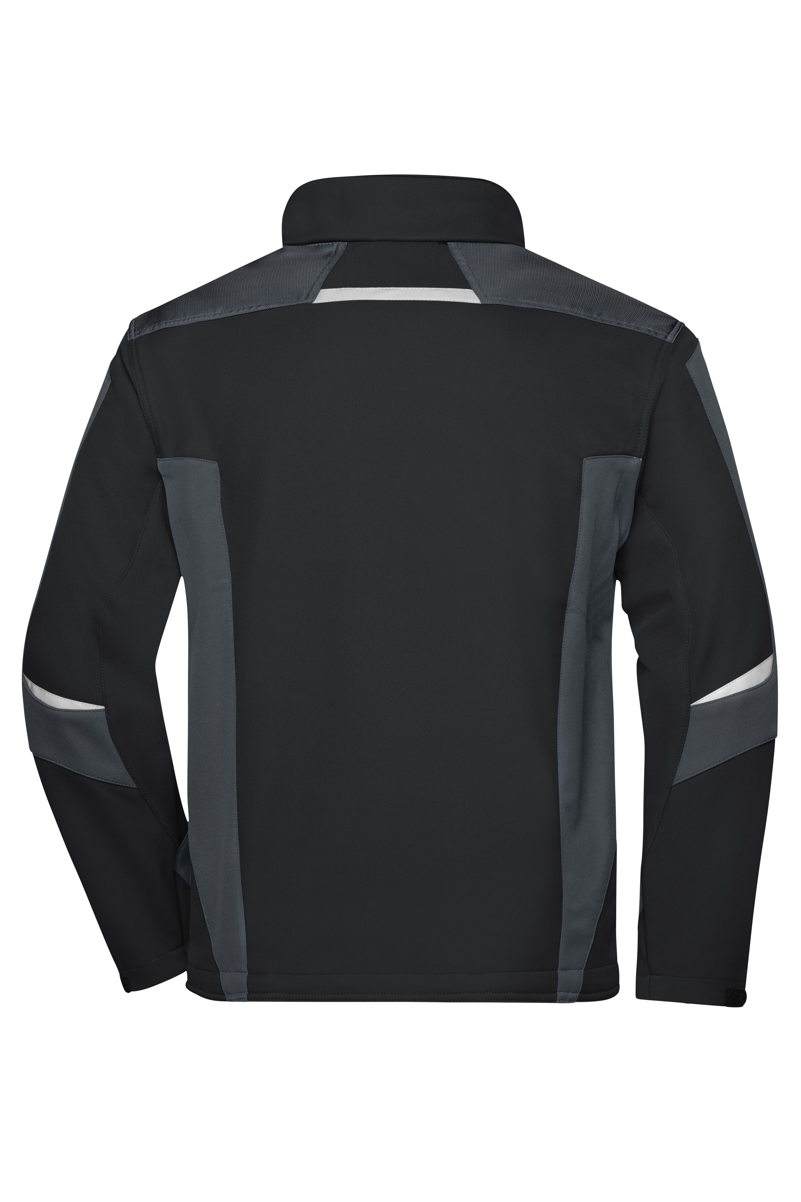 Unisex Workwear Softshell Jacket - STRONG - Black/carbon-Daiber