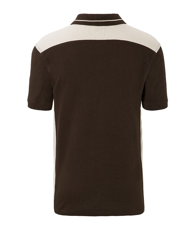 Homme Polo workwear homme - COLOR - Marron/pierre-Daiber
