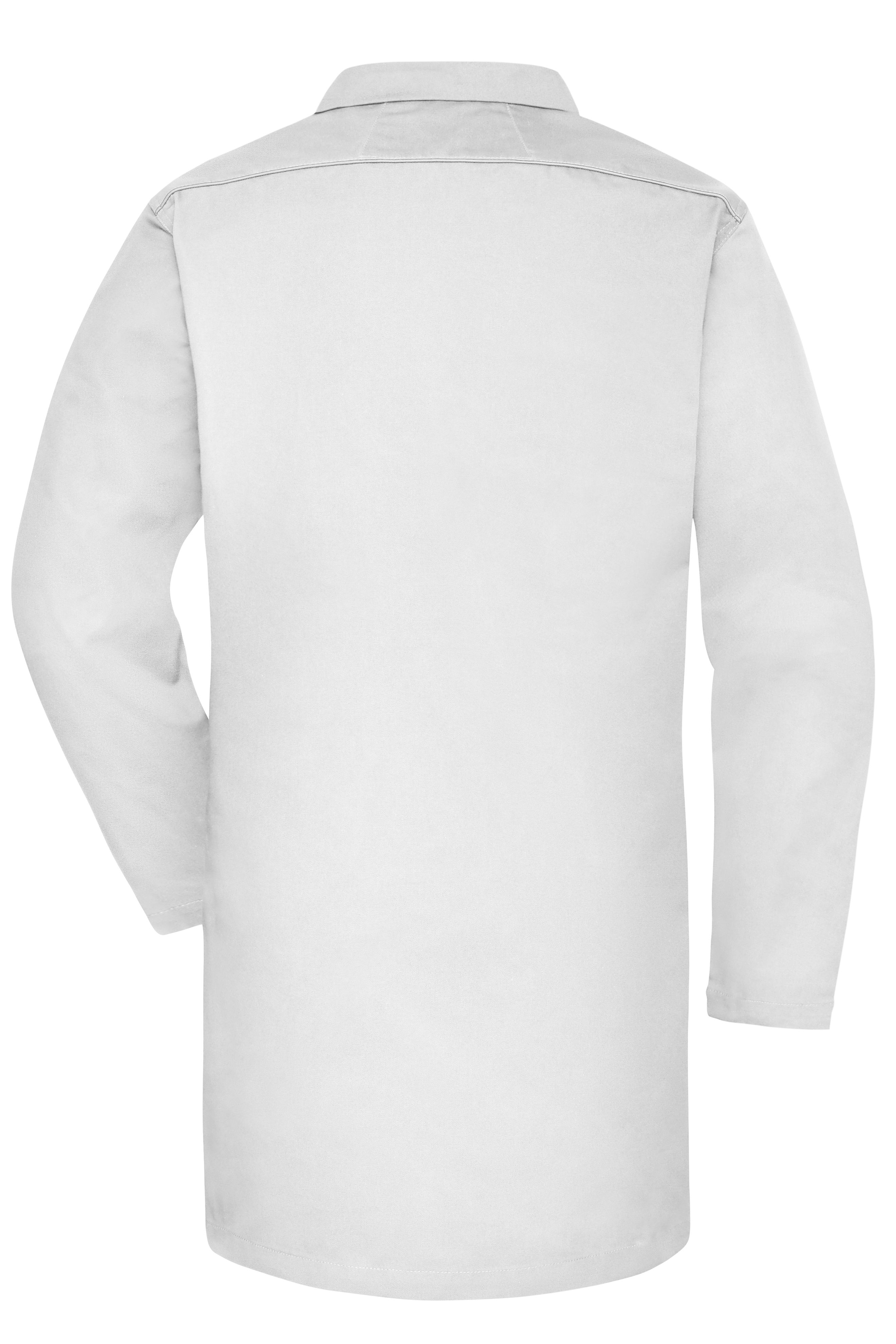 Unisex Work Coat - SOLID - White-Daiber