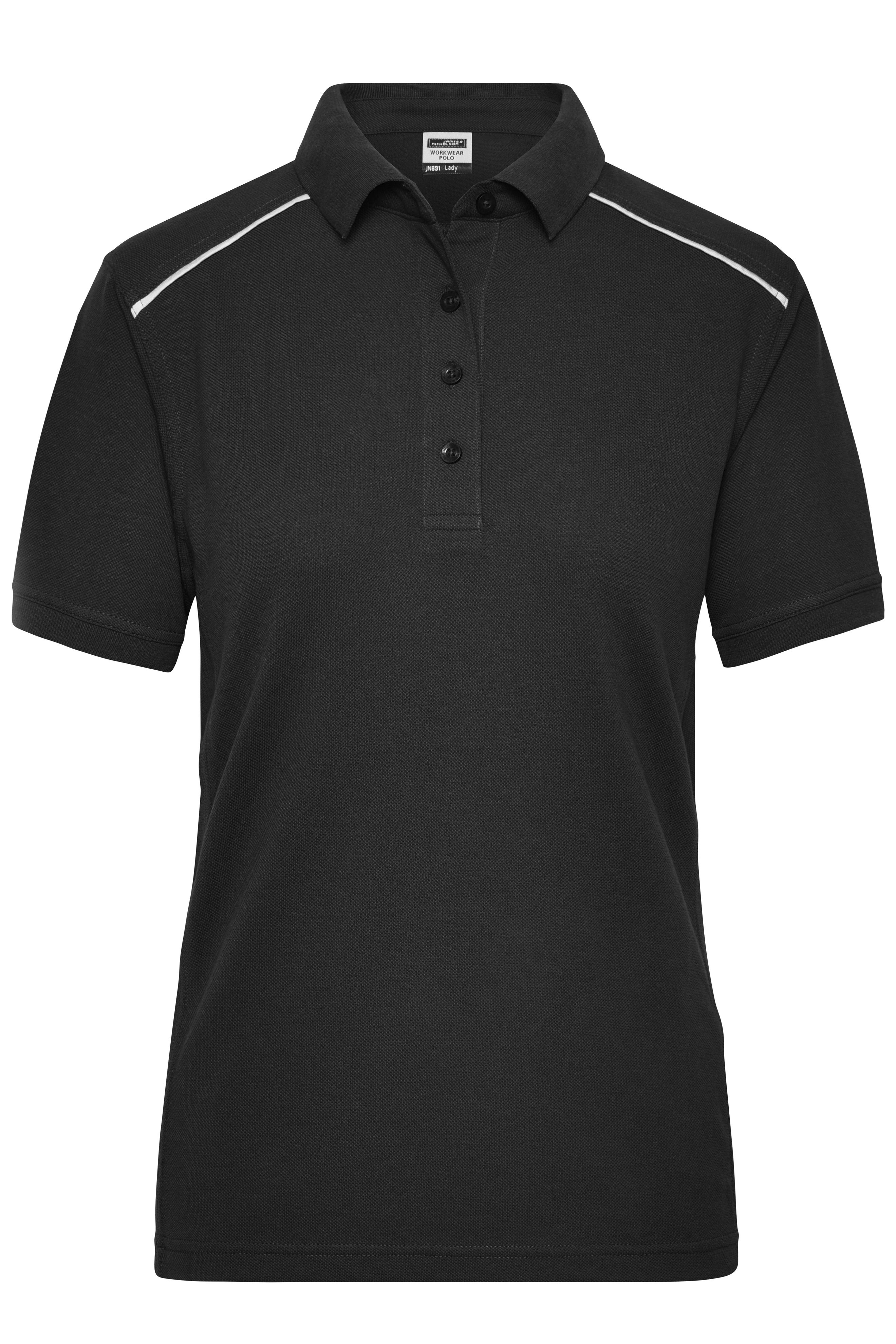 Ladies Ladies' Workwear Polo - SOLID - Black-Daiber