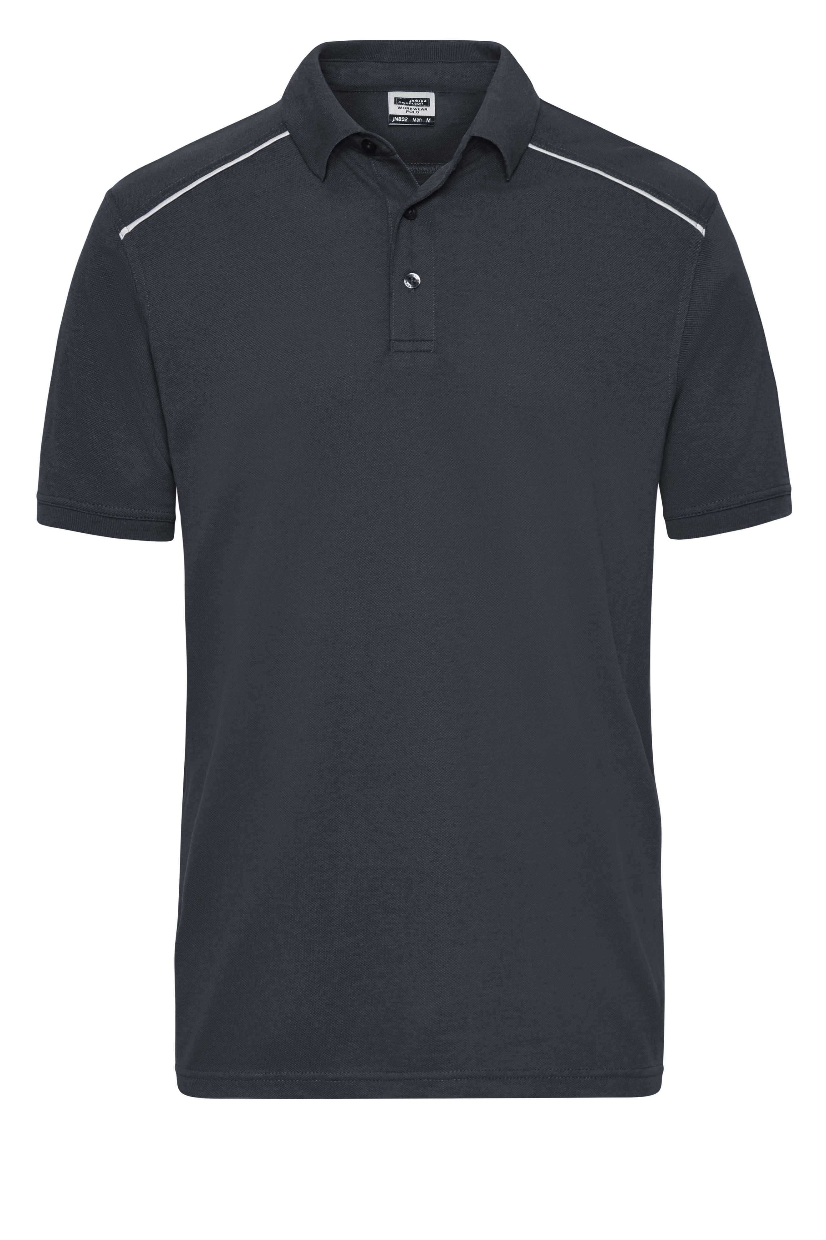 Herren Men's Workwear Polo - SOLID - Carbon-Daiber