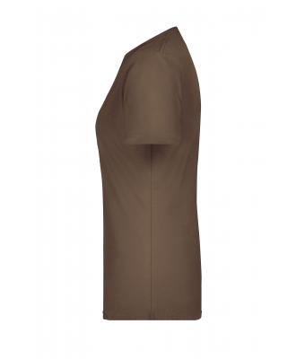 Damen Ladies' Basic-T Brown-Daiber