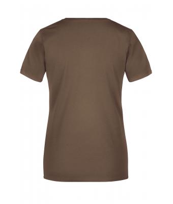 Damen Ladies' Basic-T Brown-Daiber