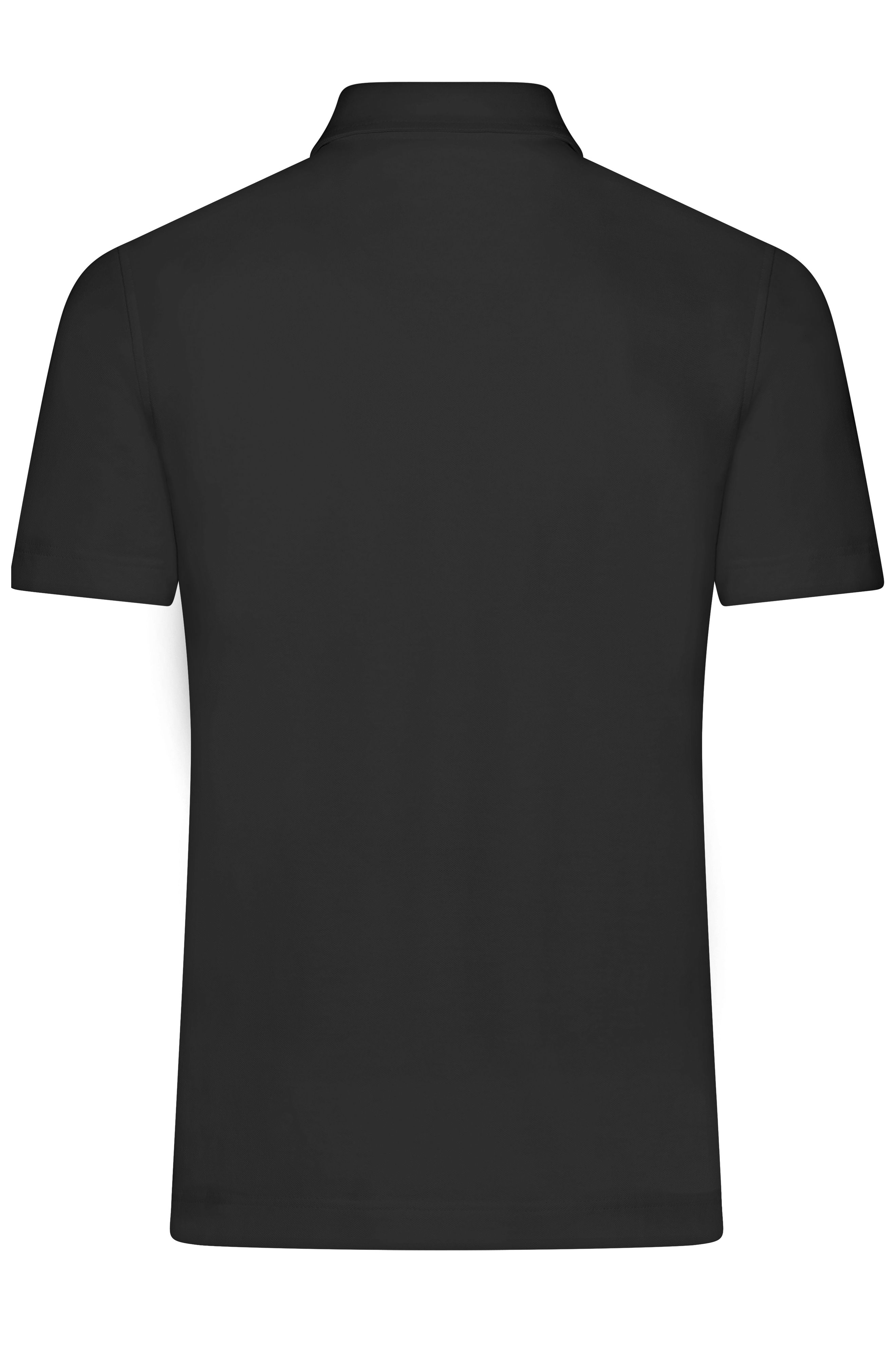 Men Men's Plain Polo Black-Daiber