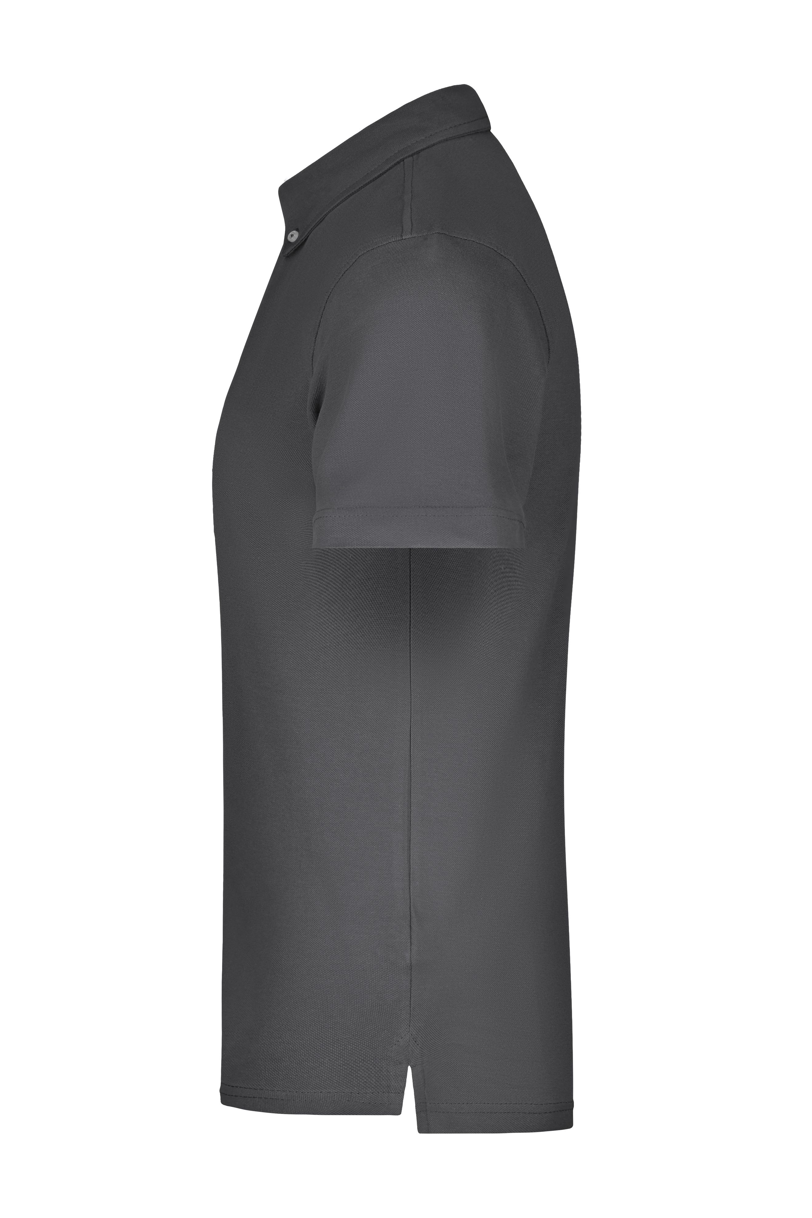 Herren Men's Plain Polo Graphite/graphite-white-Daiber